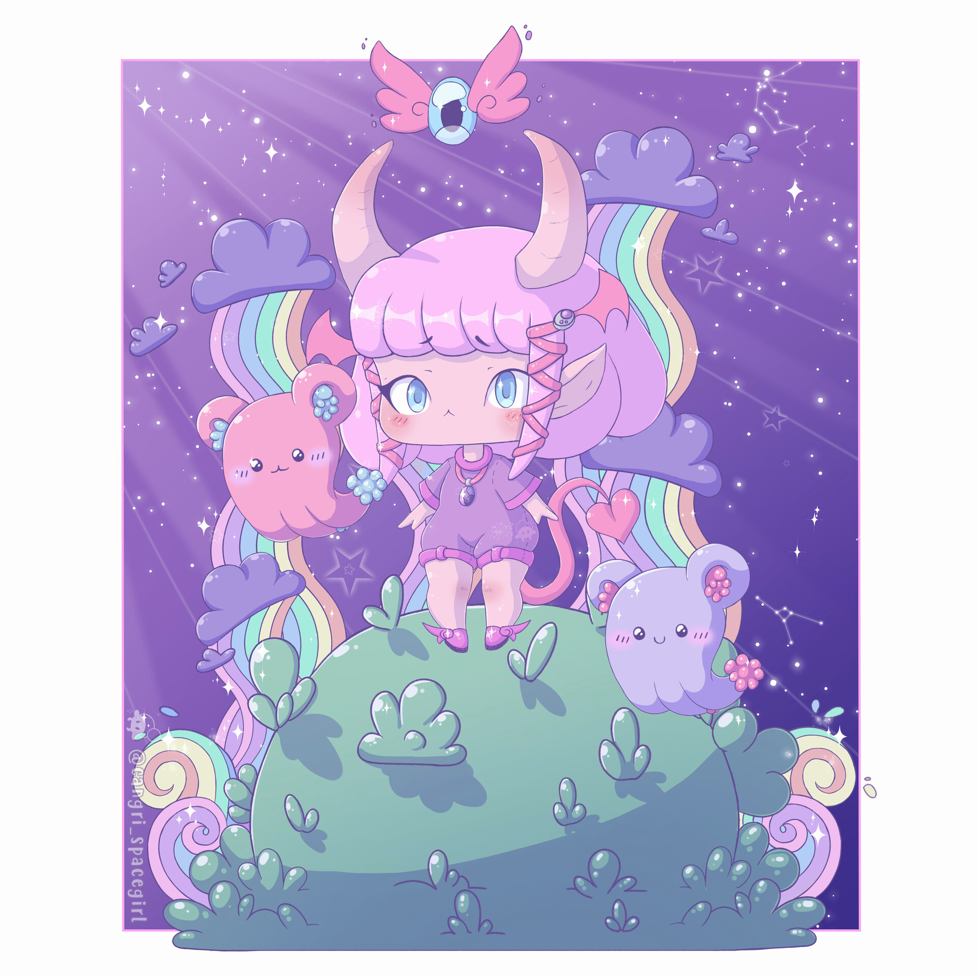 ArtStation - The Wandering Demon - Illustrations