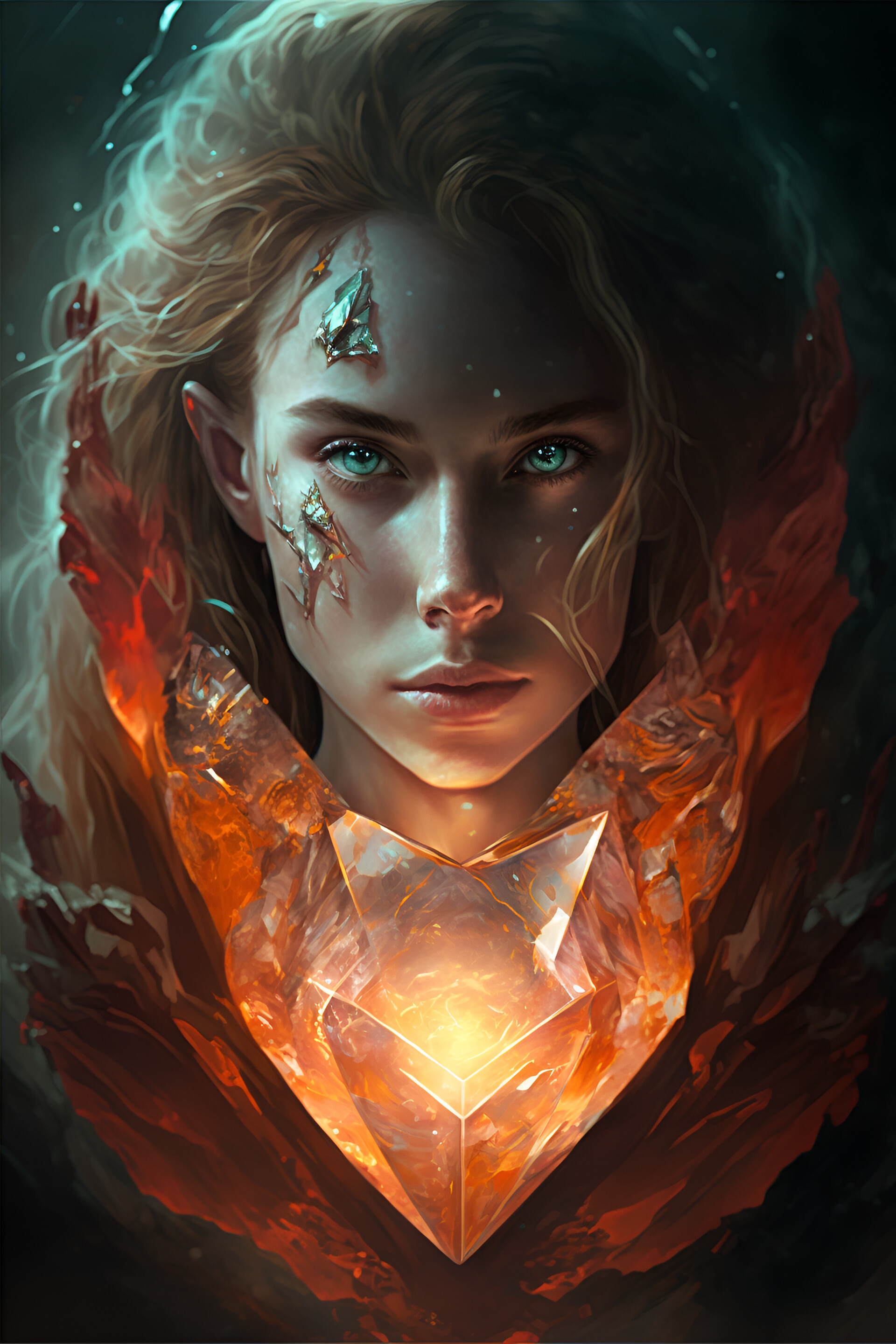 ArtStation - Trapped In The Crystal