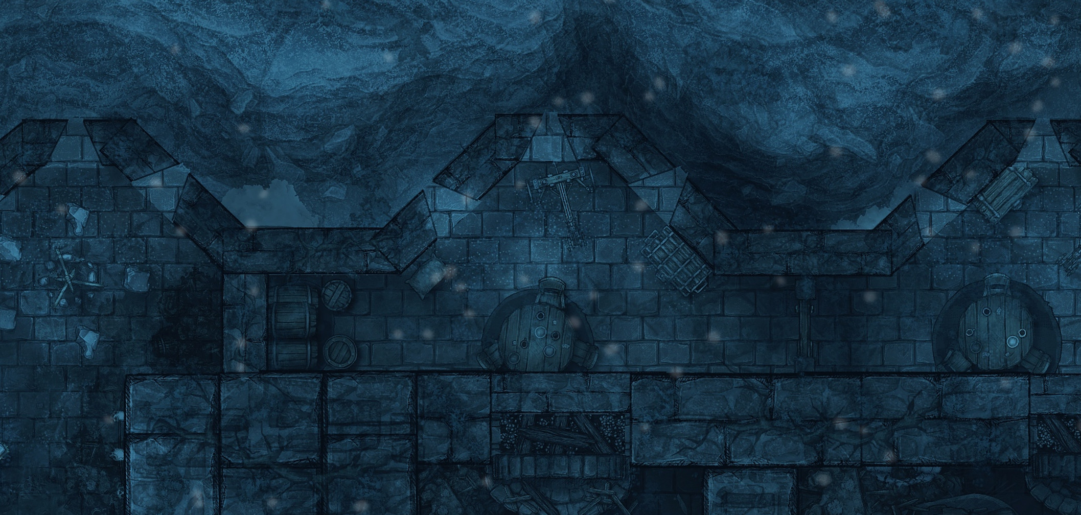 Detailed Dungeons - Icespire Hold (1st floor) (Night)