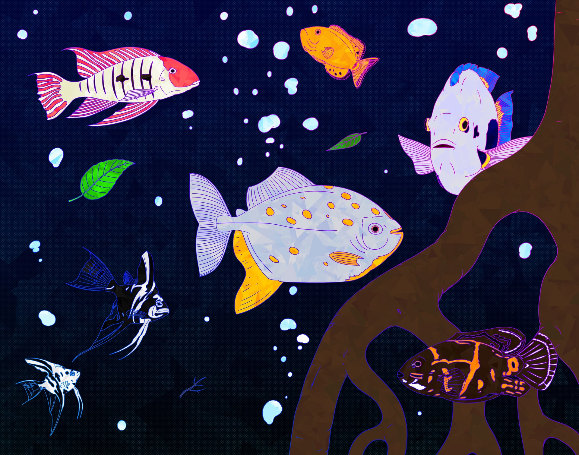 ArtStation - Midnight in the Amazon River