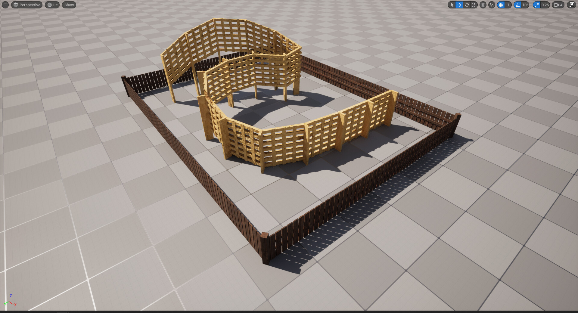 ArtStation - Houdini Engine Fence tool for Unreal Engine