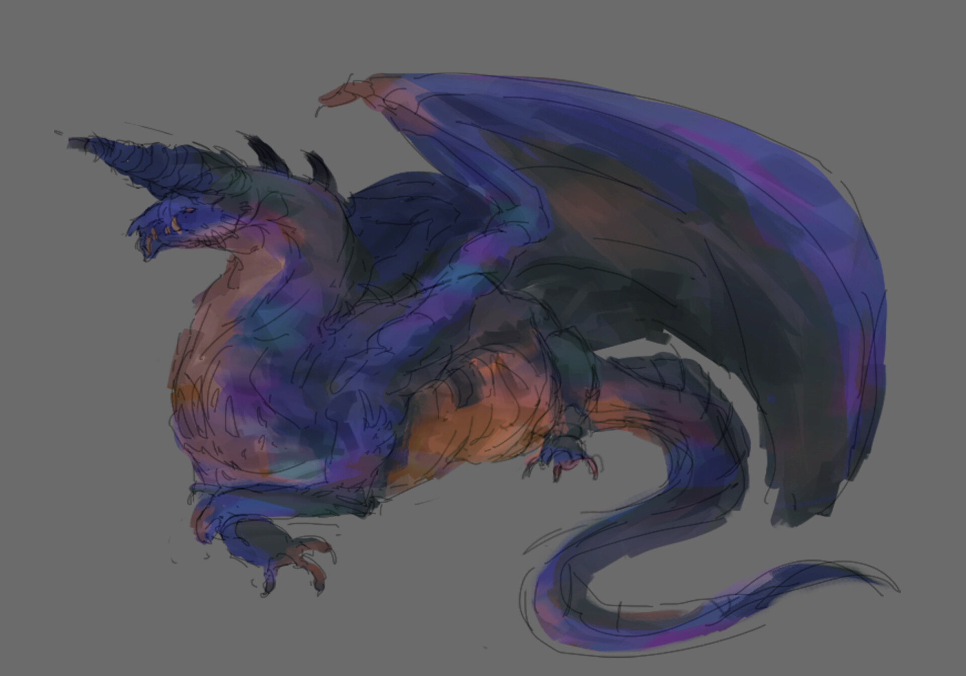 ArtStation - alatreon class doodle