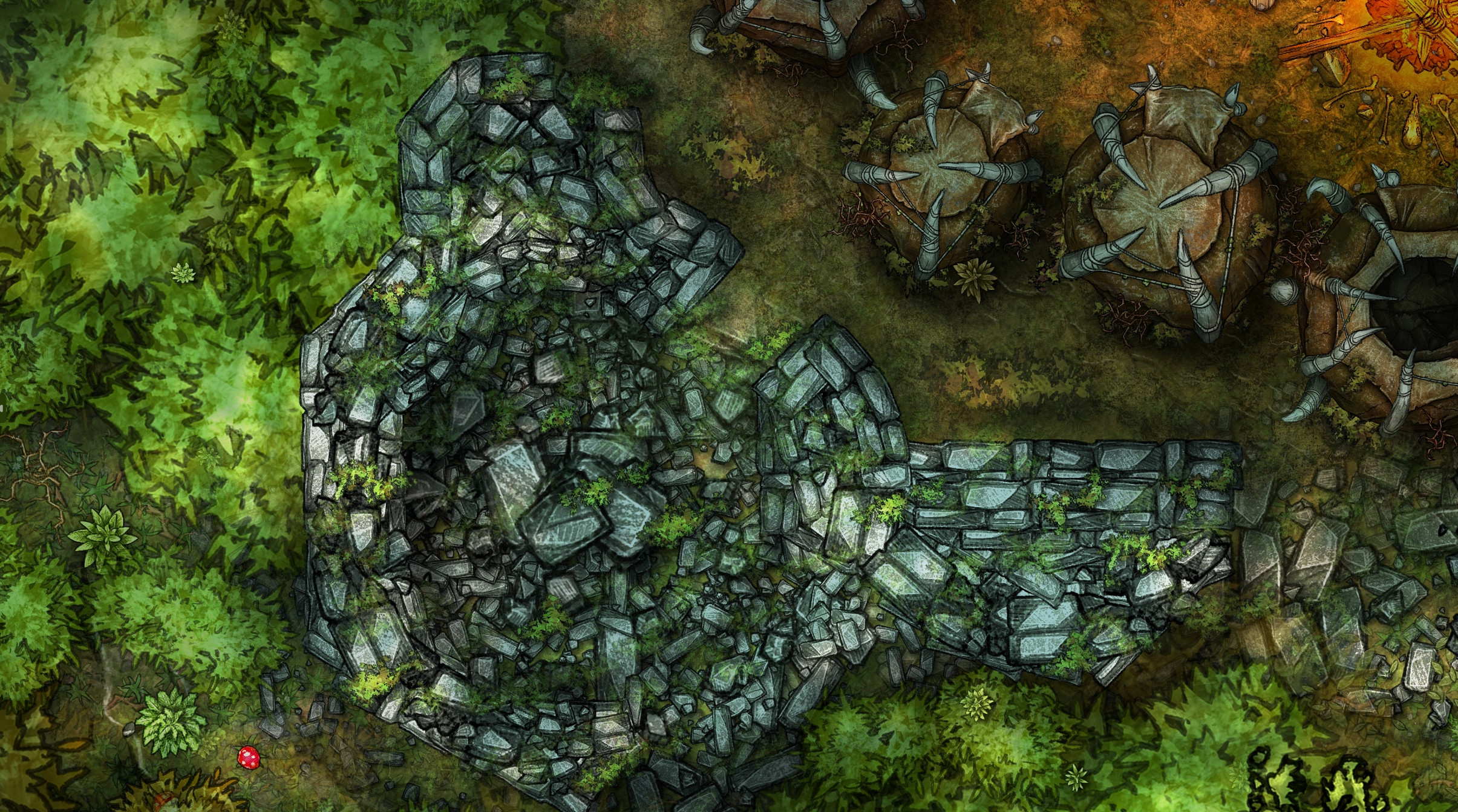 Detailed Dungeons - Shrine Of Savras (Day)