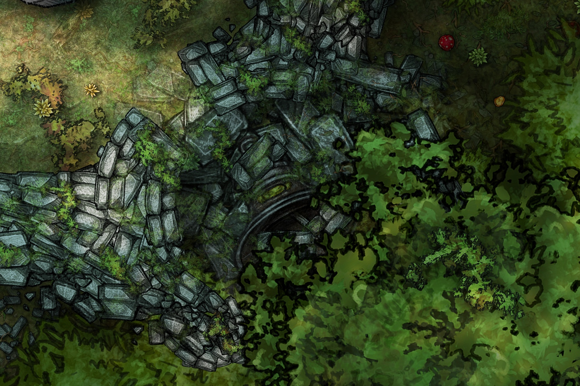 Detailed Dungeons - Shrine Of Savras (Day)