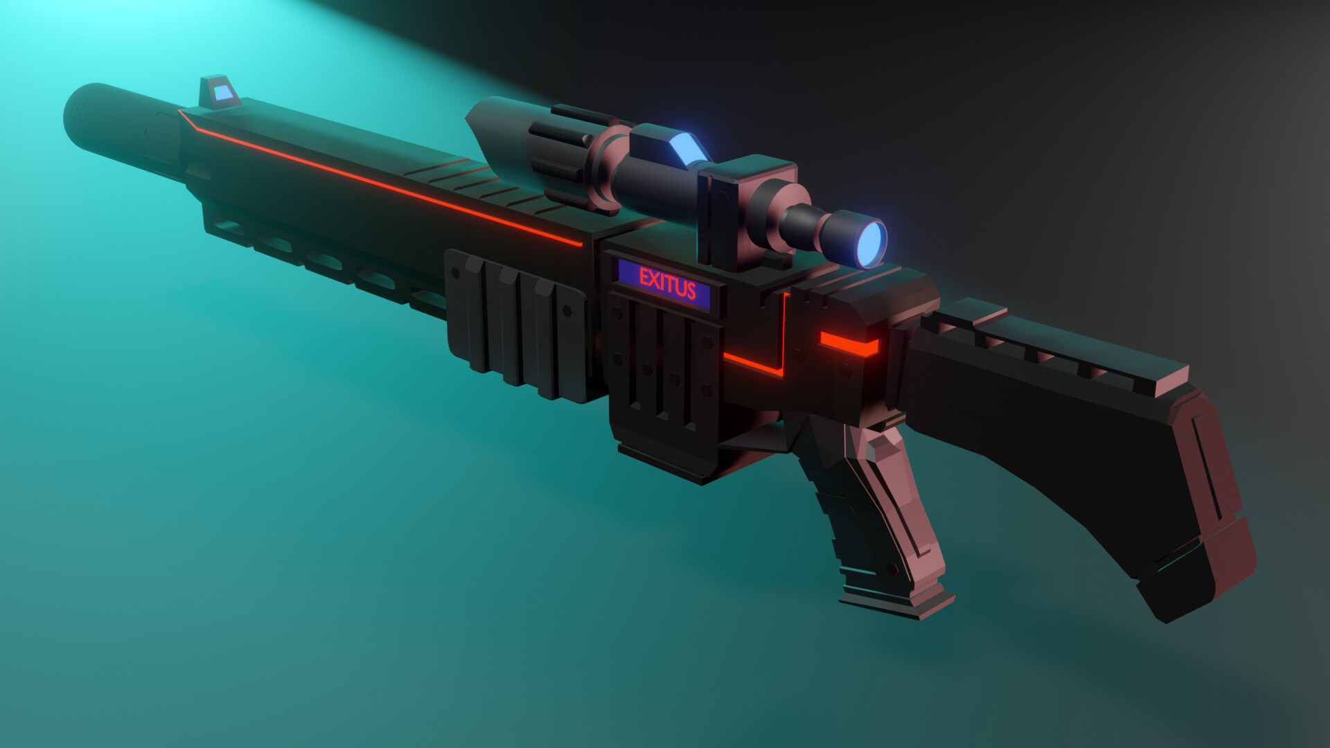 ArtStation - Neo-Exitus Rifle