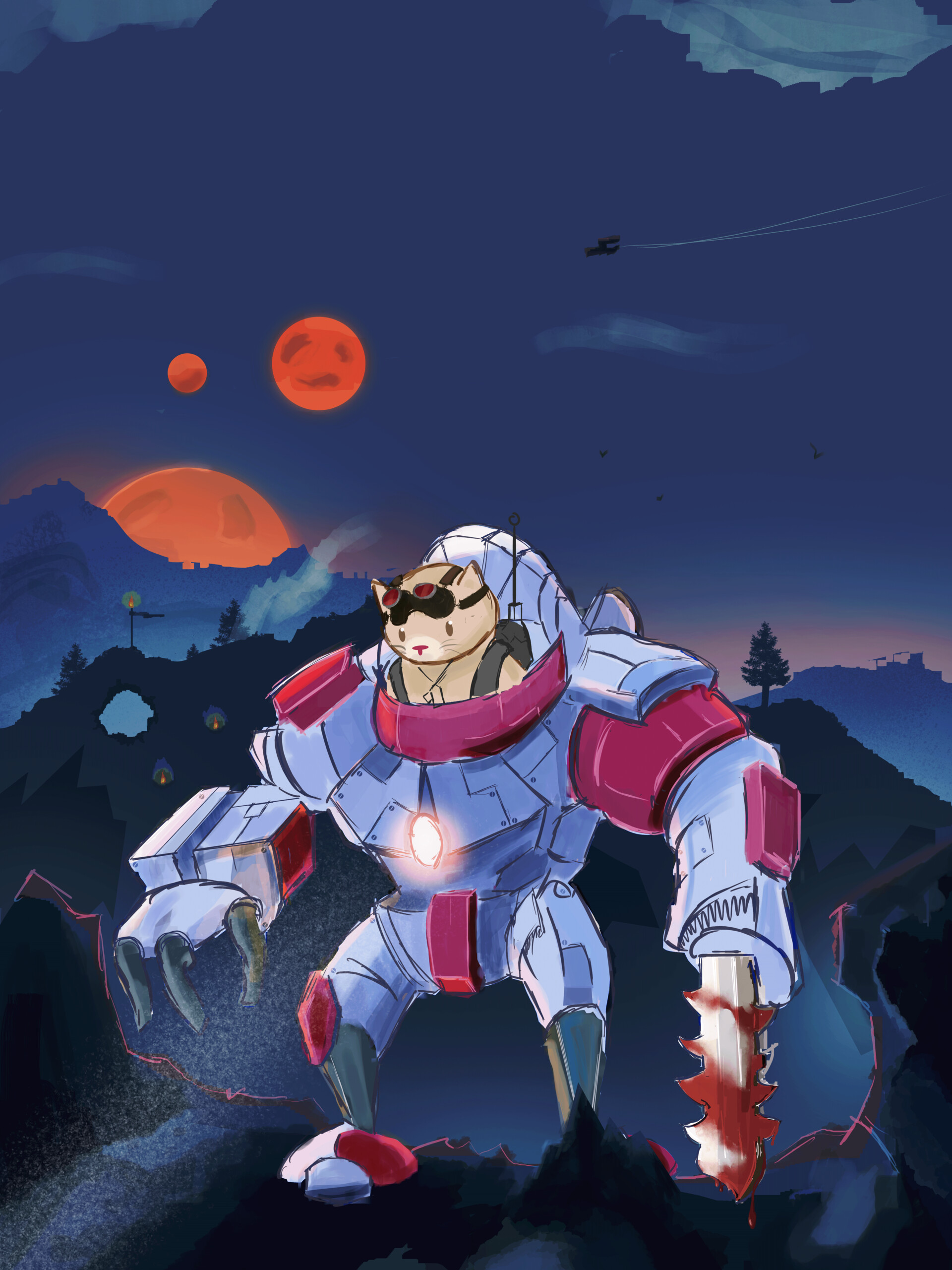 ArtStation - Mecha Cat