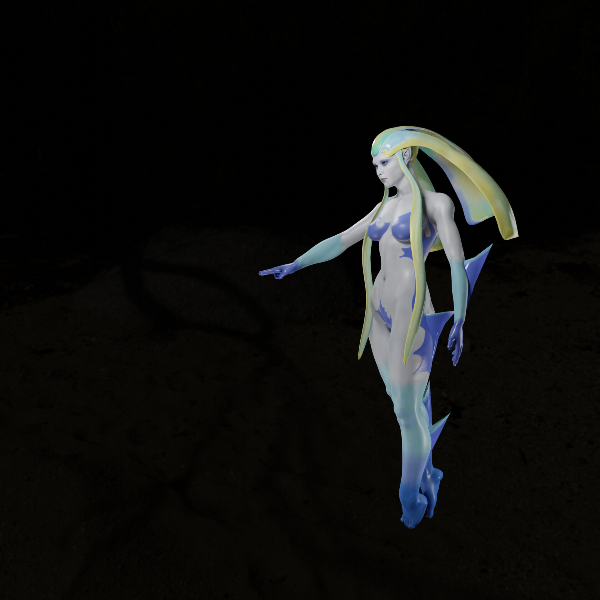 ArtStation - FF VIII Shiva Realtime