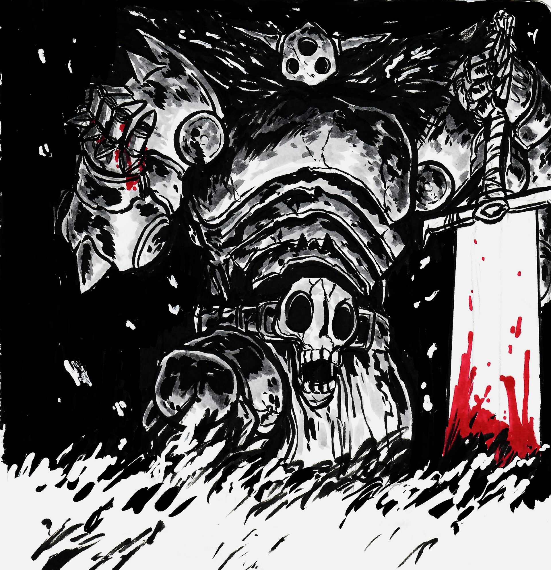 ArtStation - Death Knight Sketch