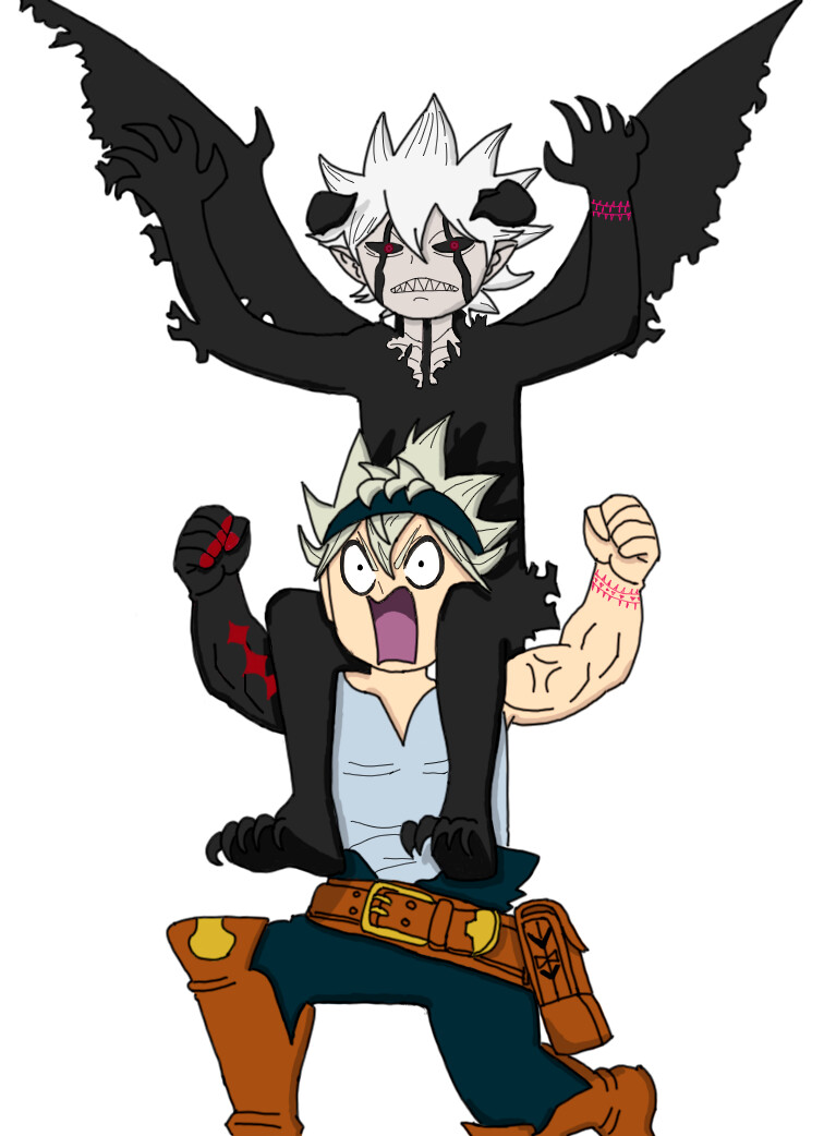 ArtStation - Asta and Liebe from Black Clover