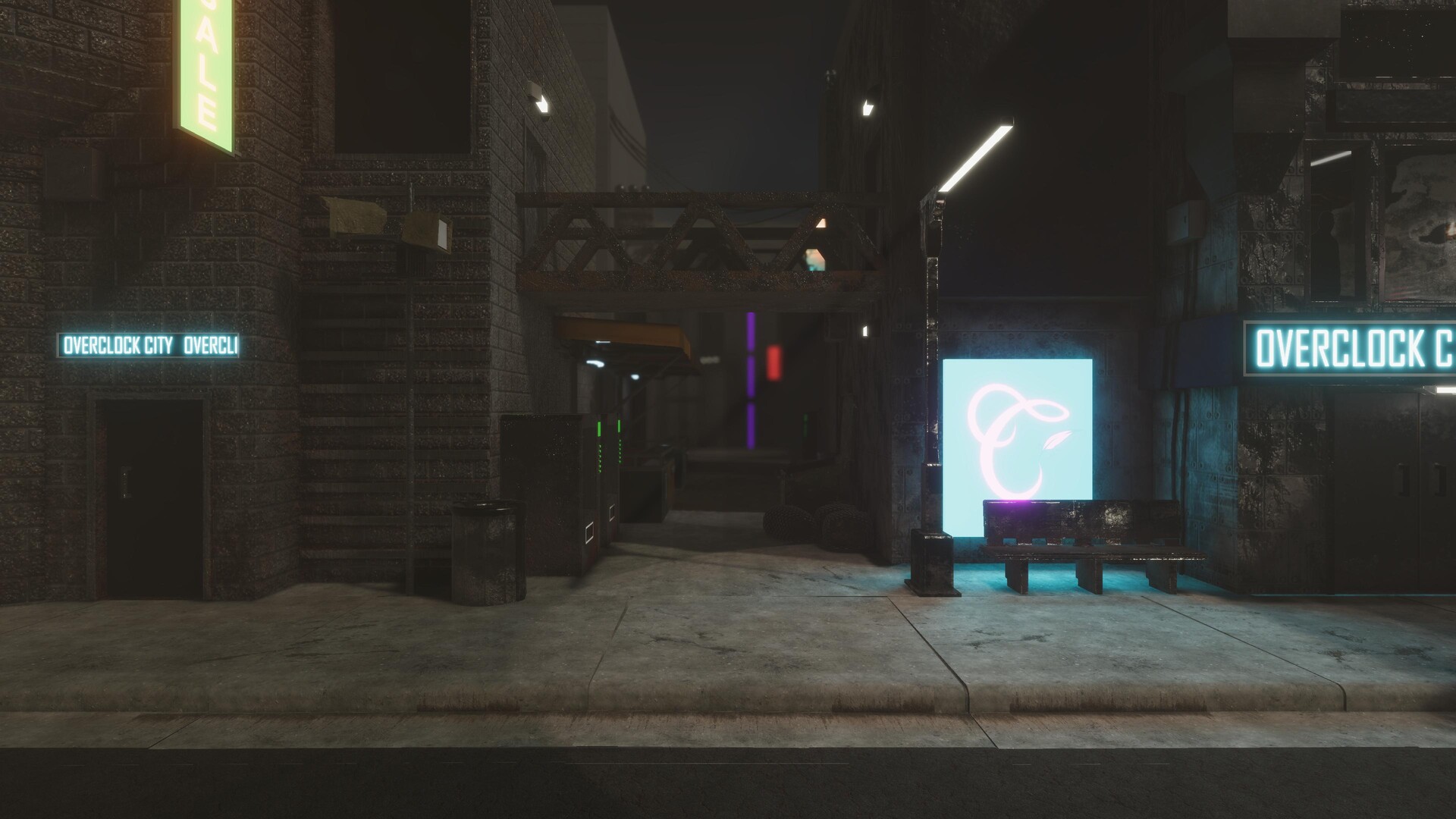 ArtStation - Overclock City Environment