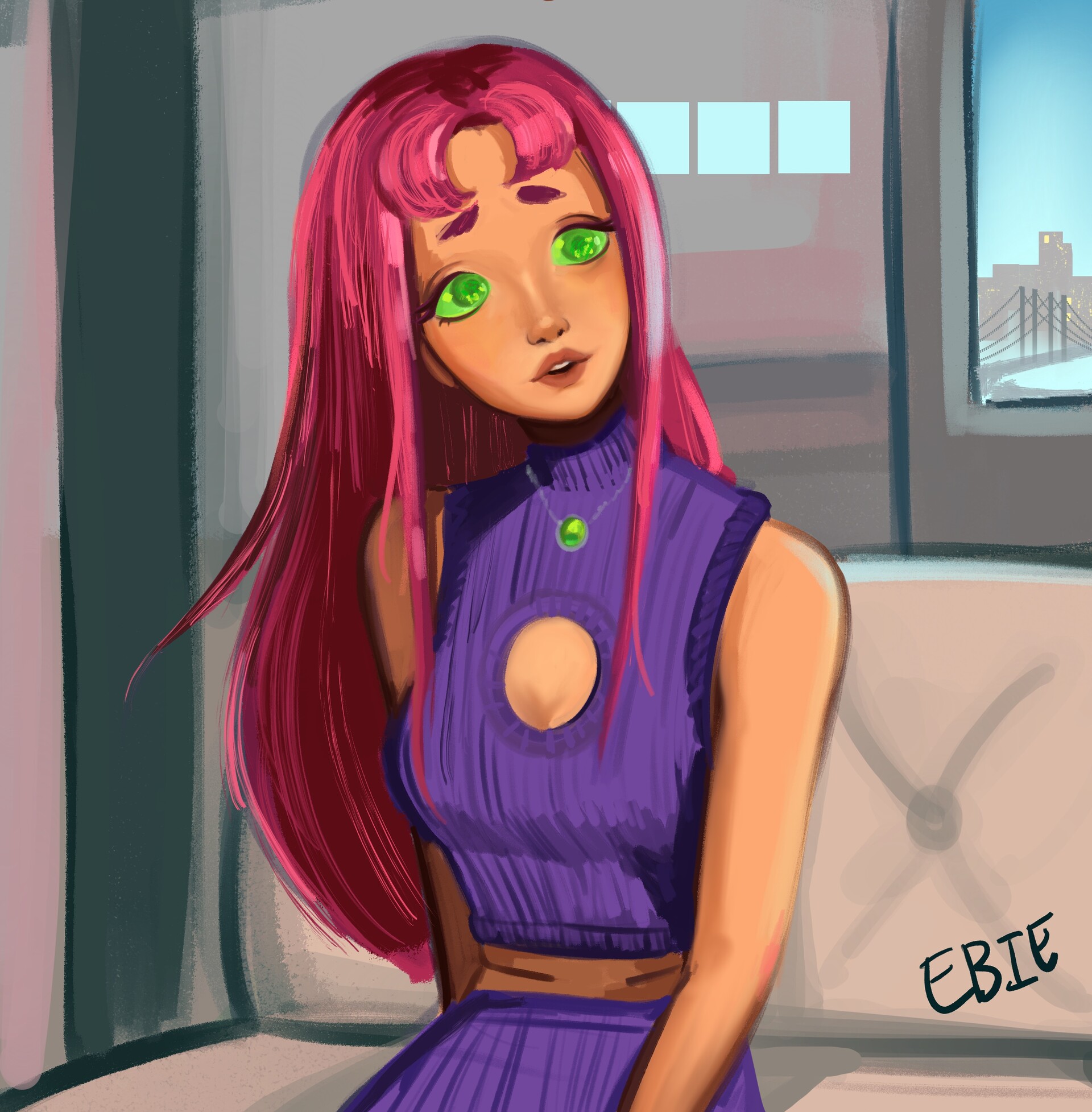 ArtStation - Starfire & Teen Titans Heads