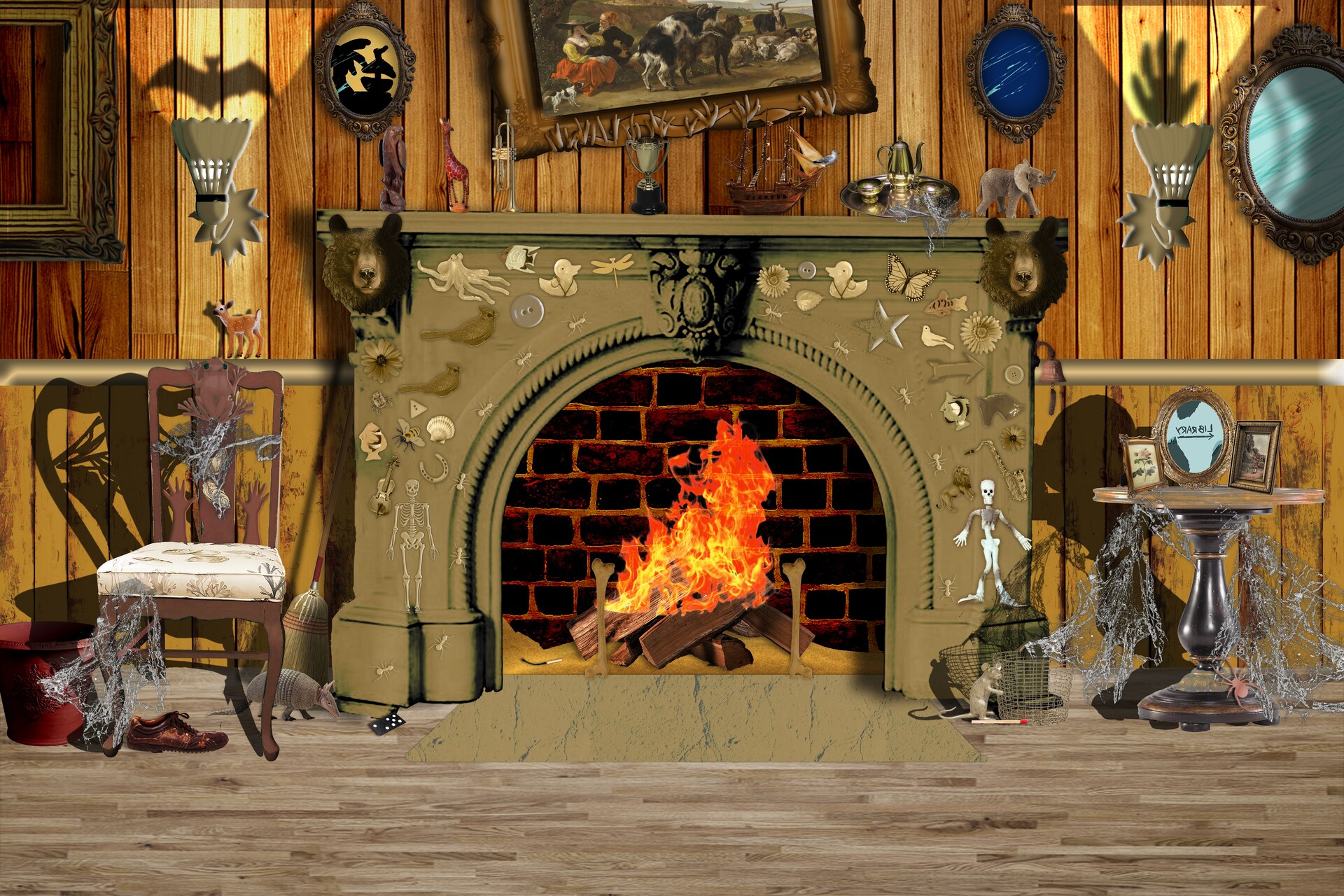 ArtStation - A Blazing Fire - My Version