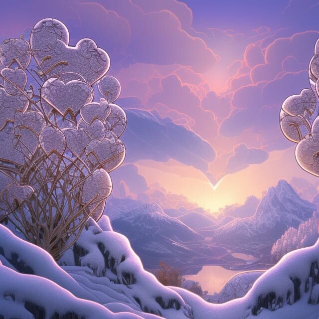 ArtStation - snowy landscape