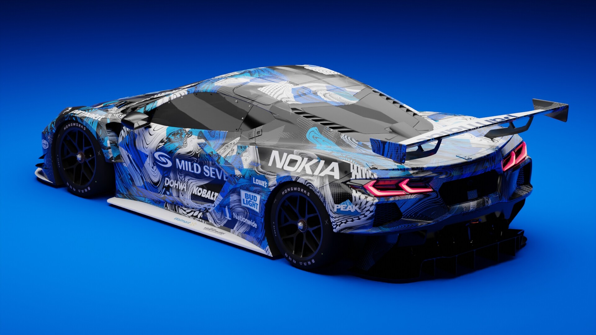 ArtStation - Chevrolet C8R Mild Seven livery