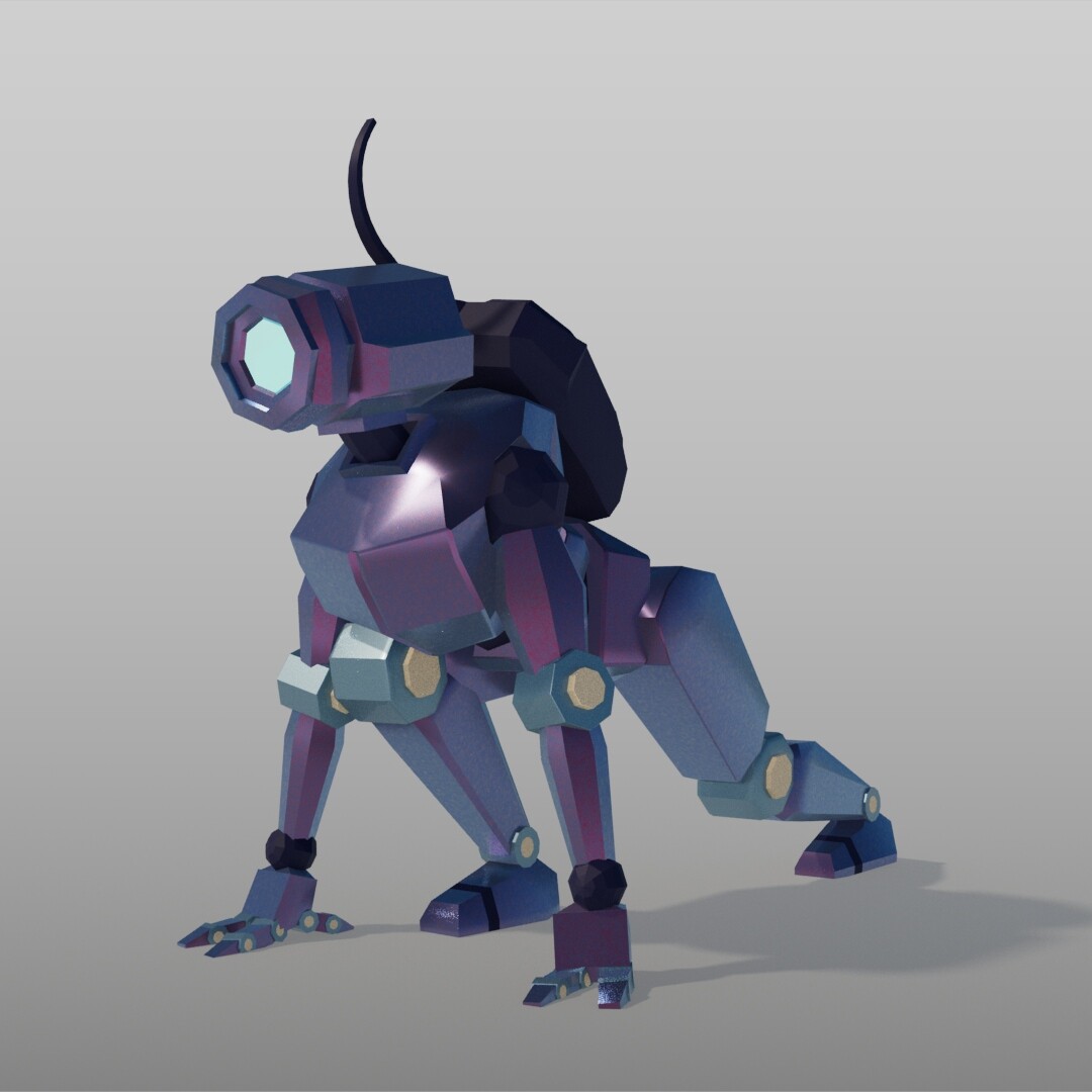 ArtStation - 3D Model Rigging - Rig and Pose