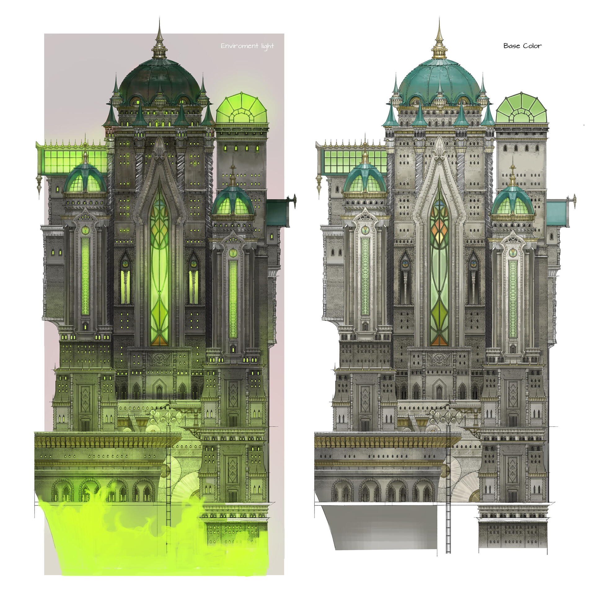 ArtStation - castle design
