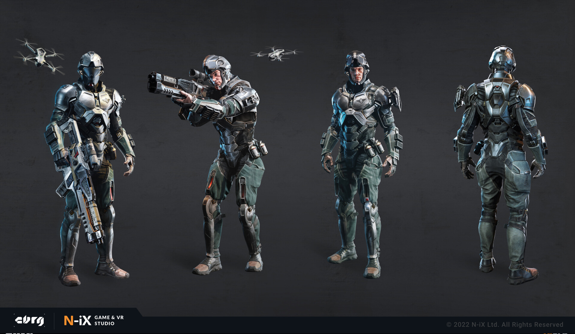 N-iX Game & VR Studio - N-iX Game & VR Studio's Project: Futuristic Soldier