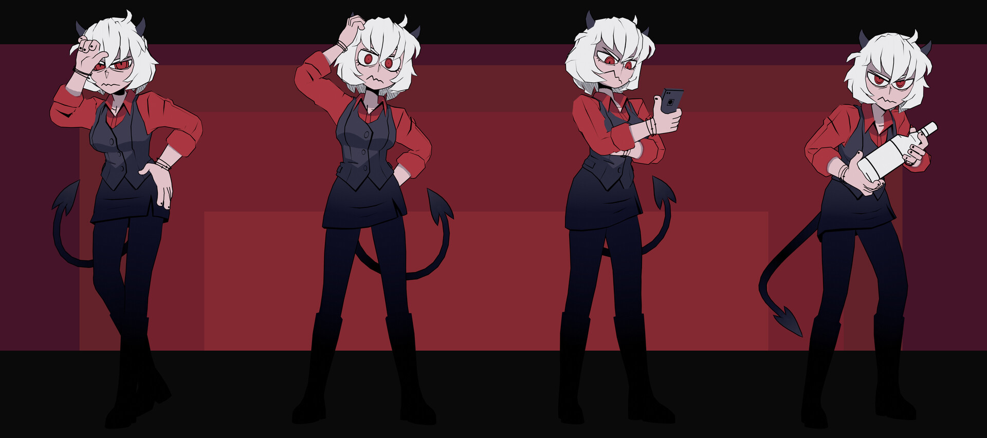 ArtStation - Helltaker: Malina, The Sour Demon