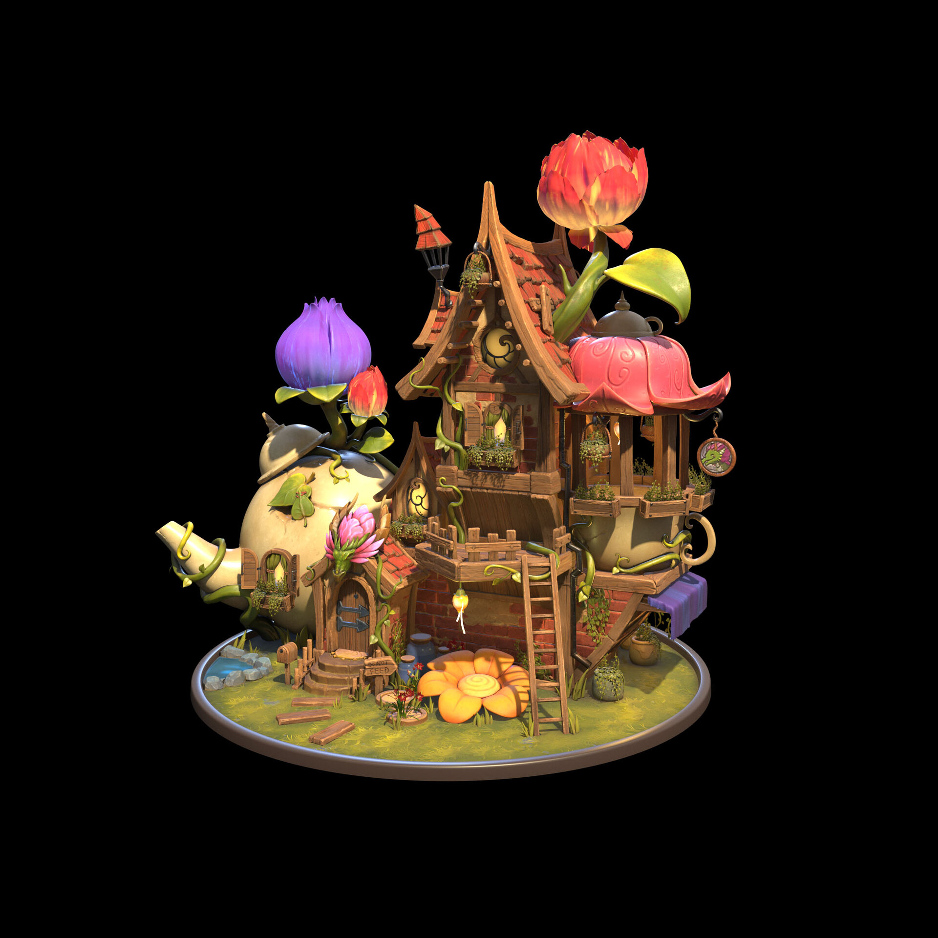 ArtStation - Teahouse