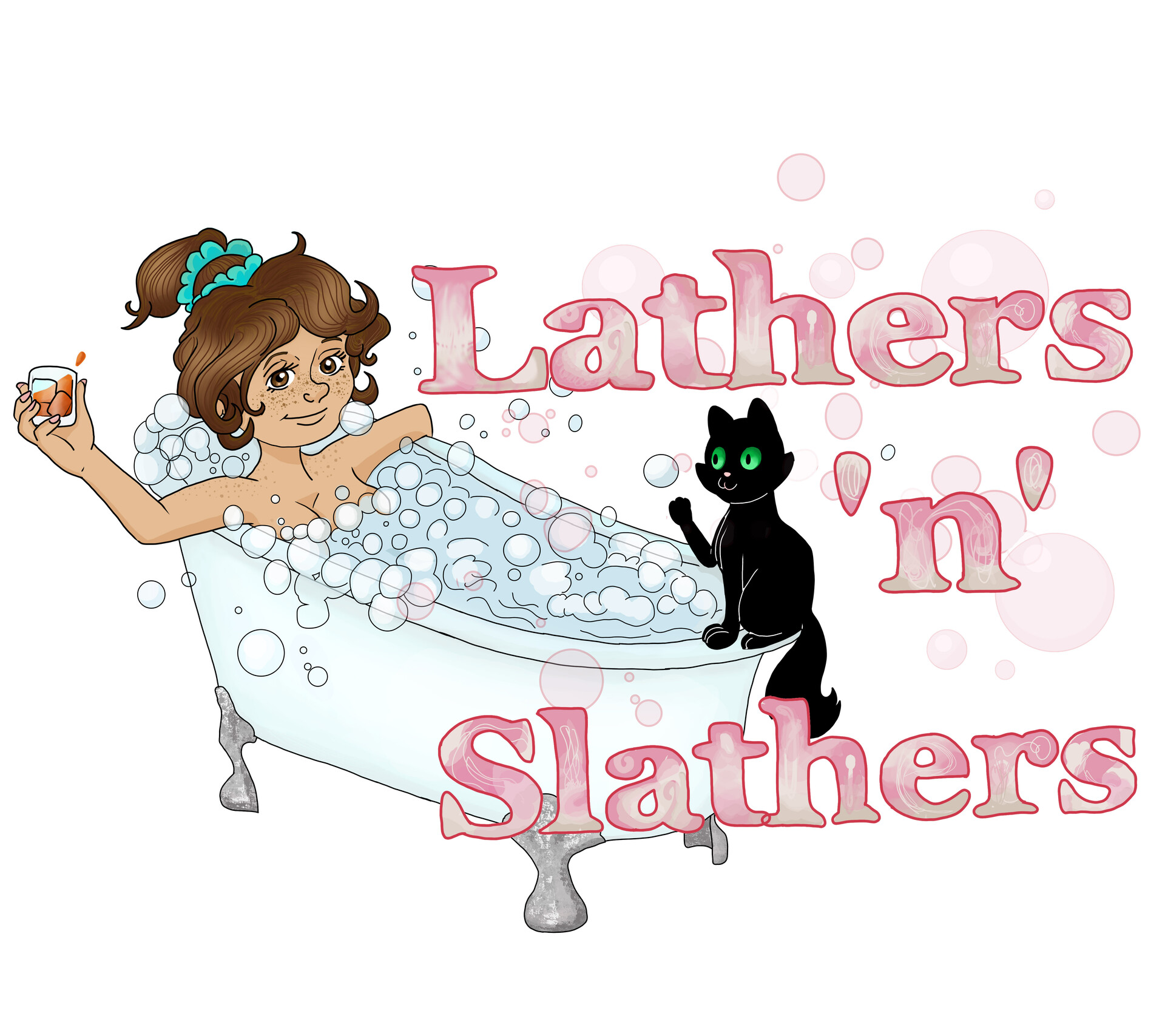 ArtStation - Lathers n Slathers Logo