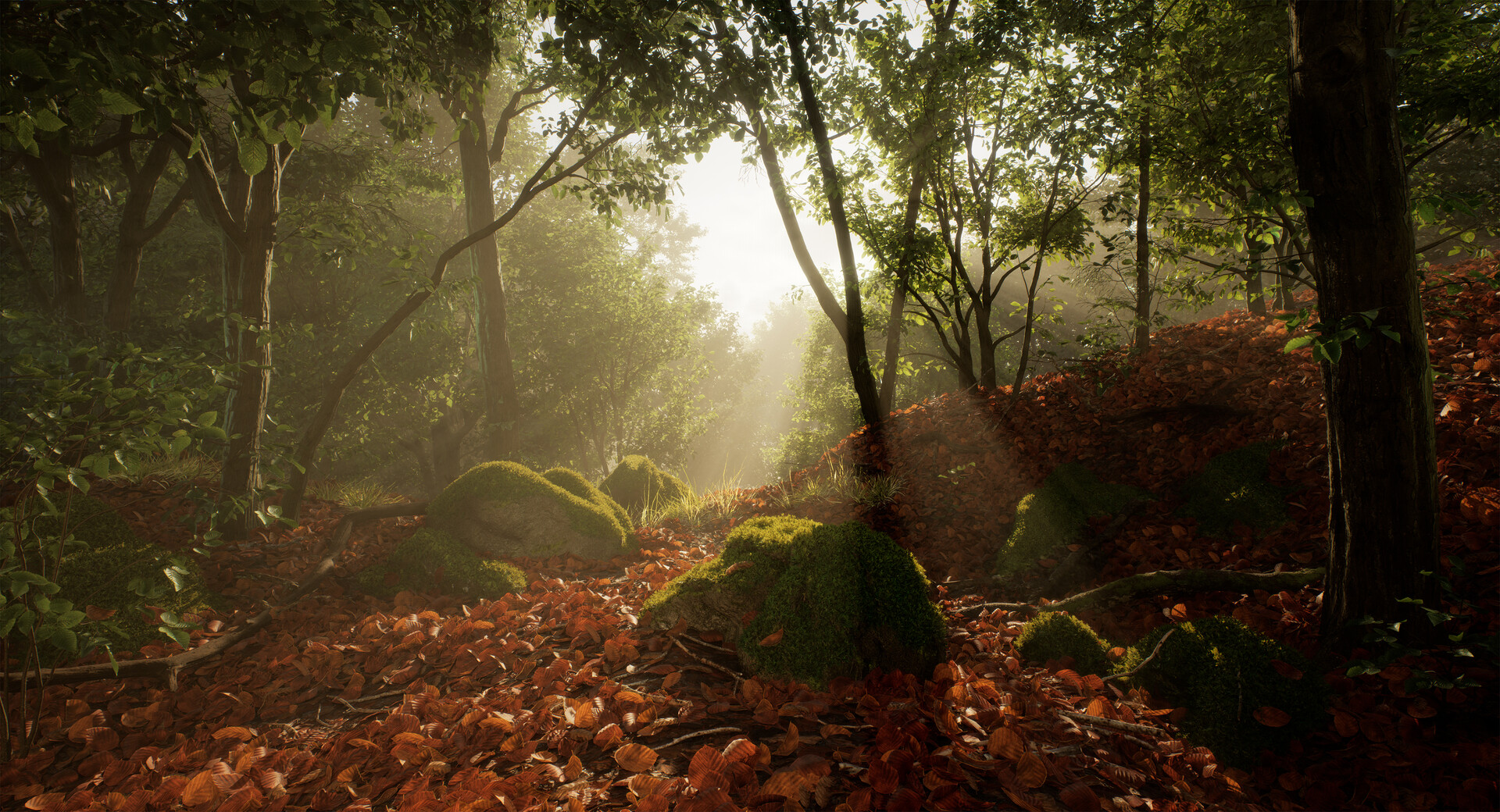 ArtStation - Autumn Forest