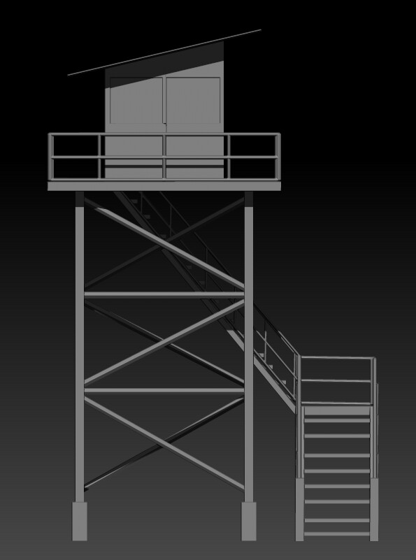 ArtStation - Guard Tower