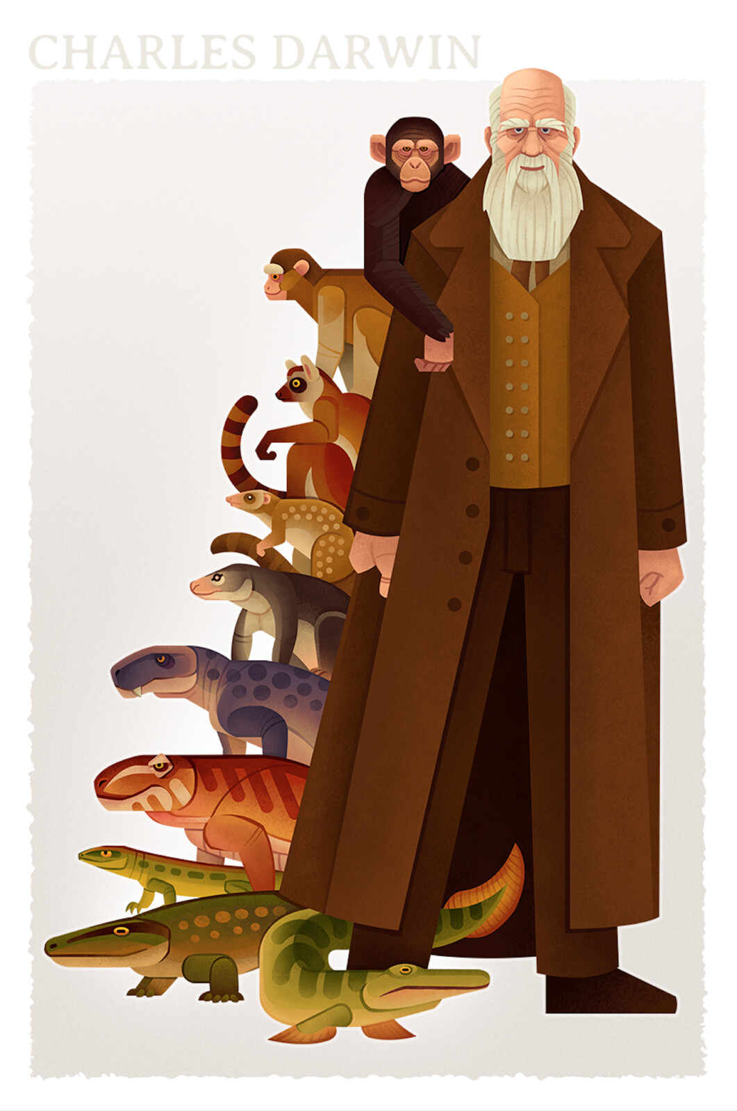 Greco Westermann - Charles Darwin poster