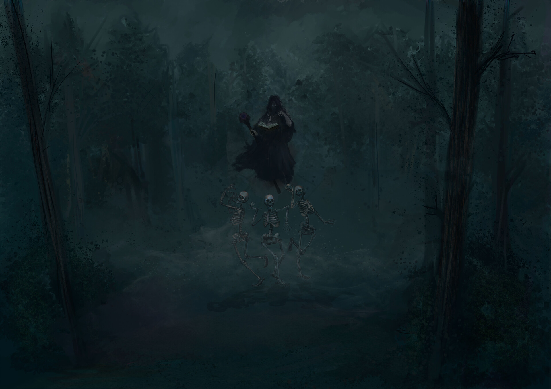 ArtStation - Skeleton Party