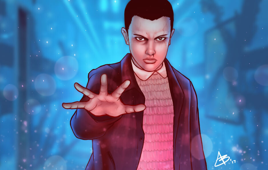 ArtStation - Eleven - Stranger Things - Fan Art