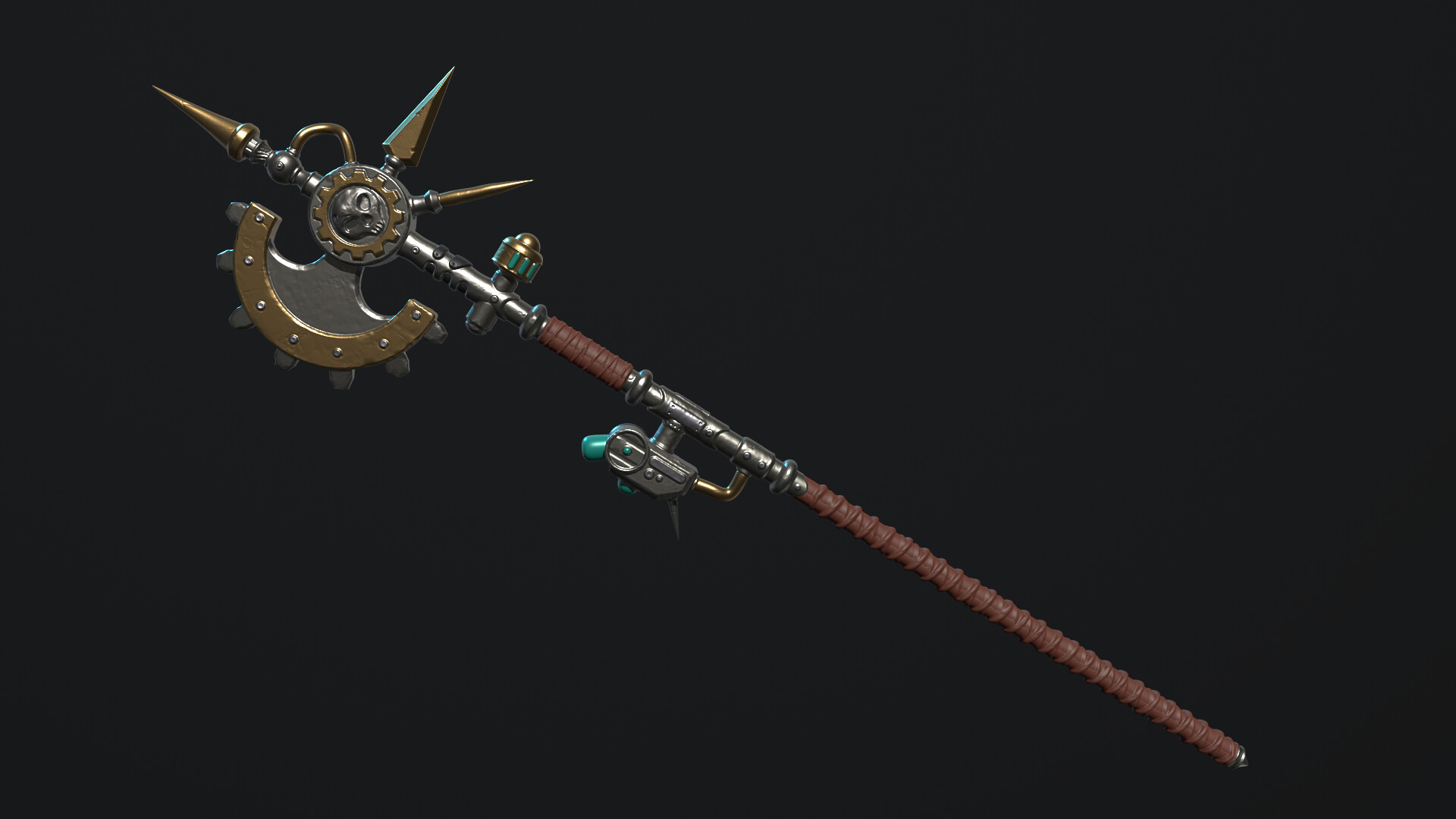 ArtStation - Warhammer 40k Adeptus Mechanicus Staff Weapon [3D STL]