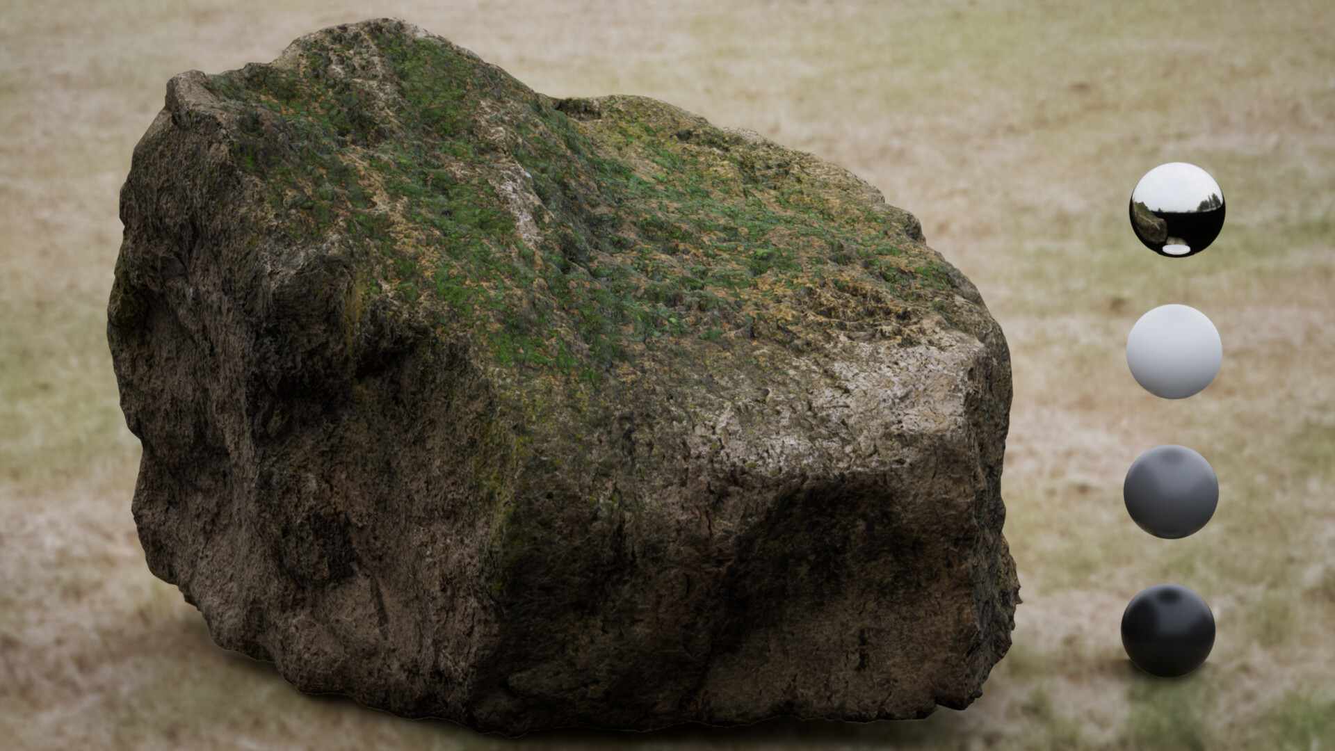 ArtStation - Photogrammetry Mossy Rock
