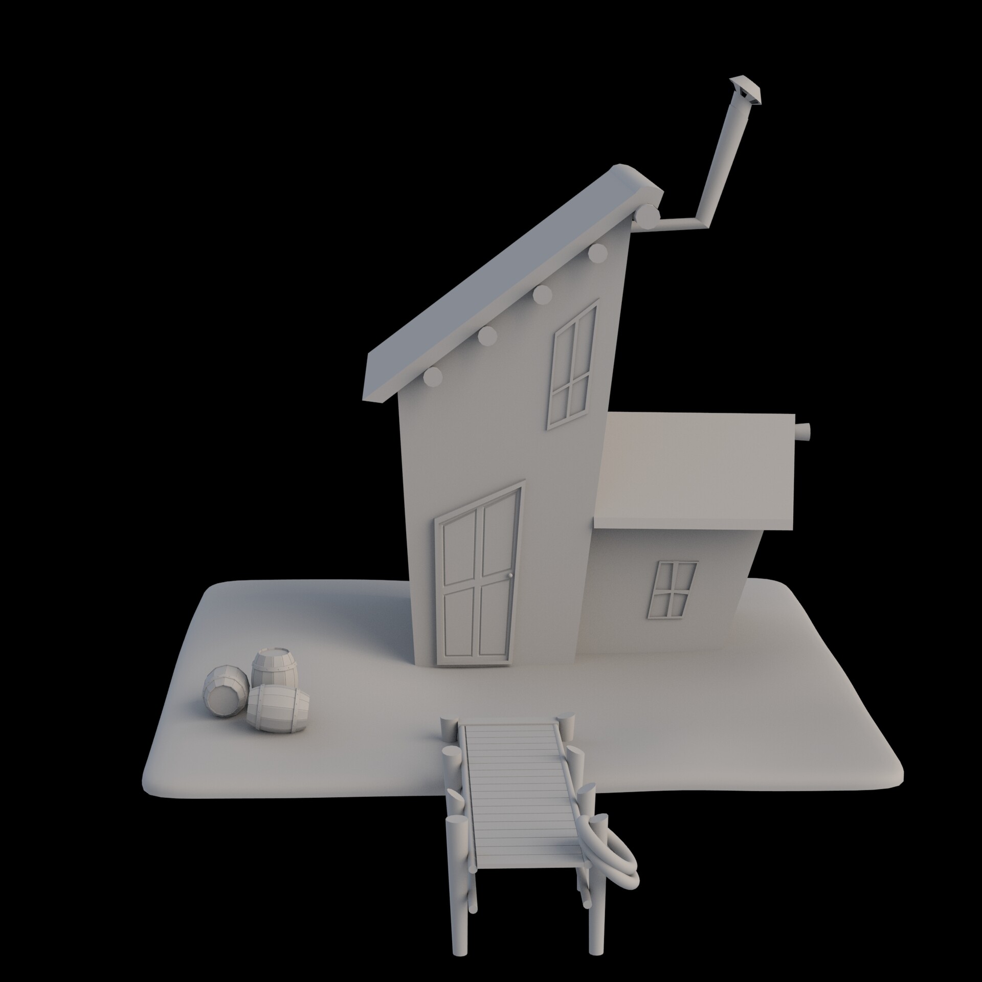 ArtStation - Low Poly House