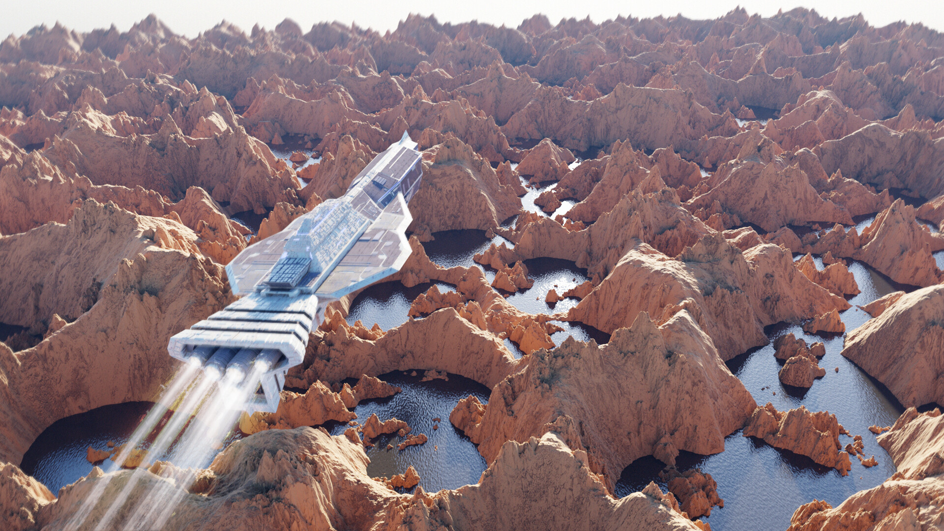 Liam Davey - The Entrada - Ship Design