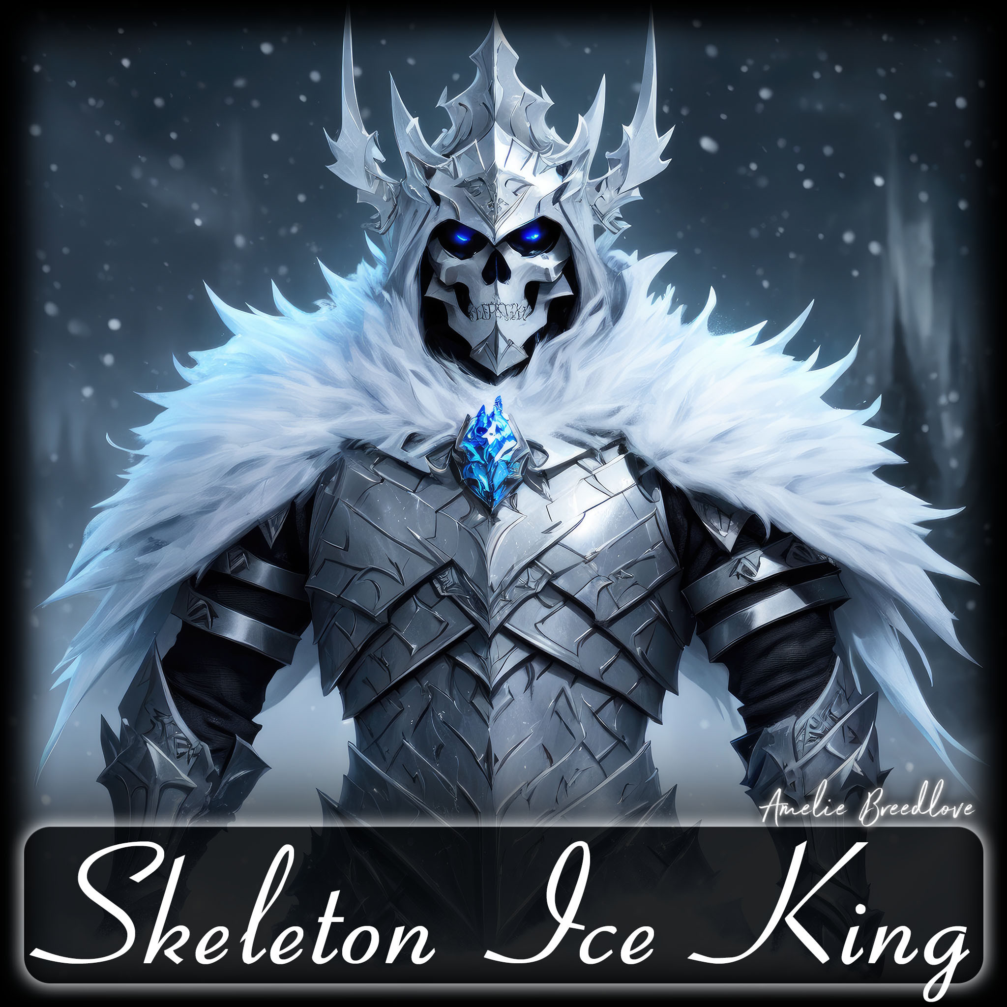 Amelie Breedlove - 200 Skeleton Ice King Reference Pack | 4K | v.1