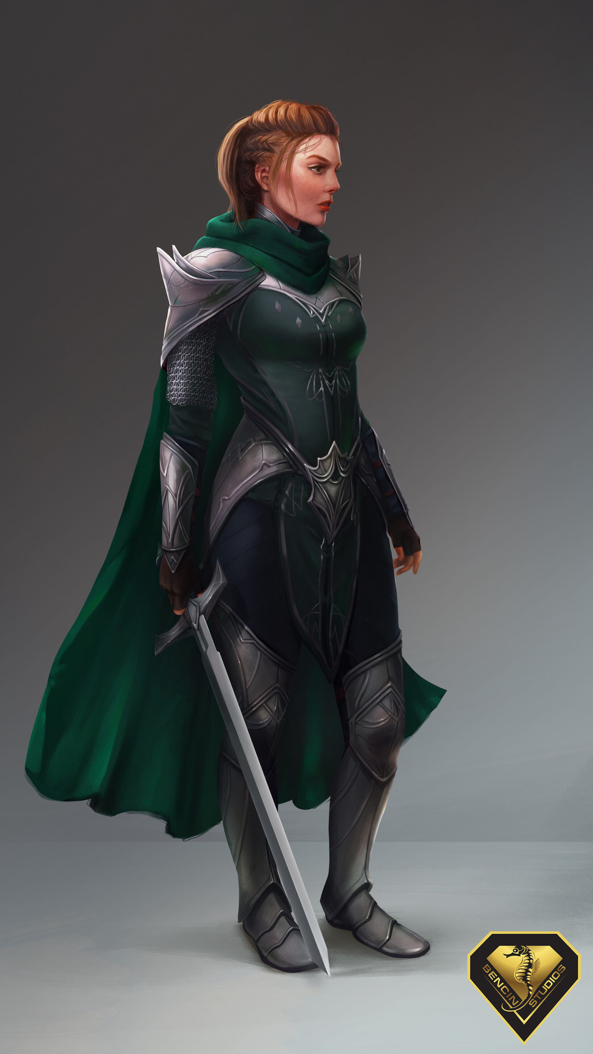 ArtStation - Female Knight Concept Art