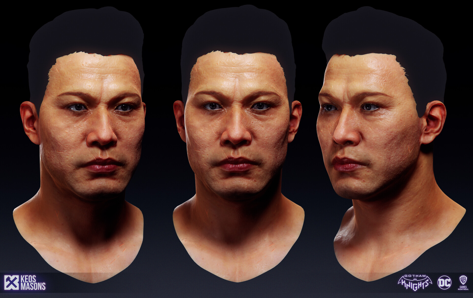 KEOS MASONS - NPC heads part 2 - Gotham Knights