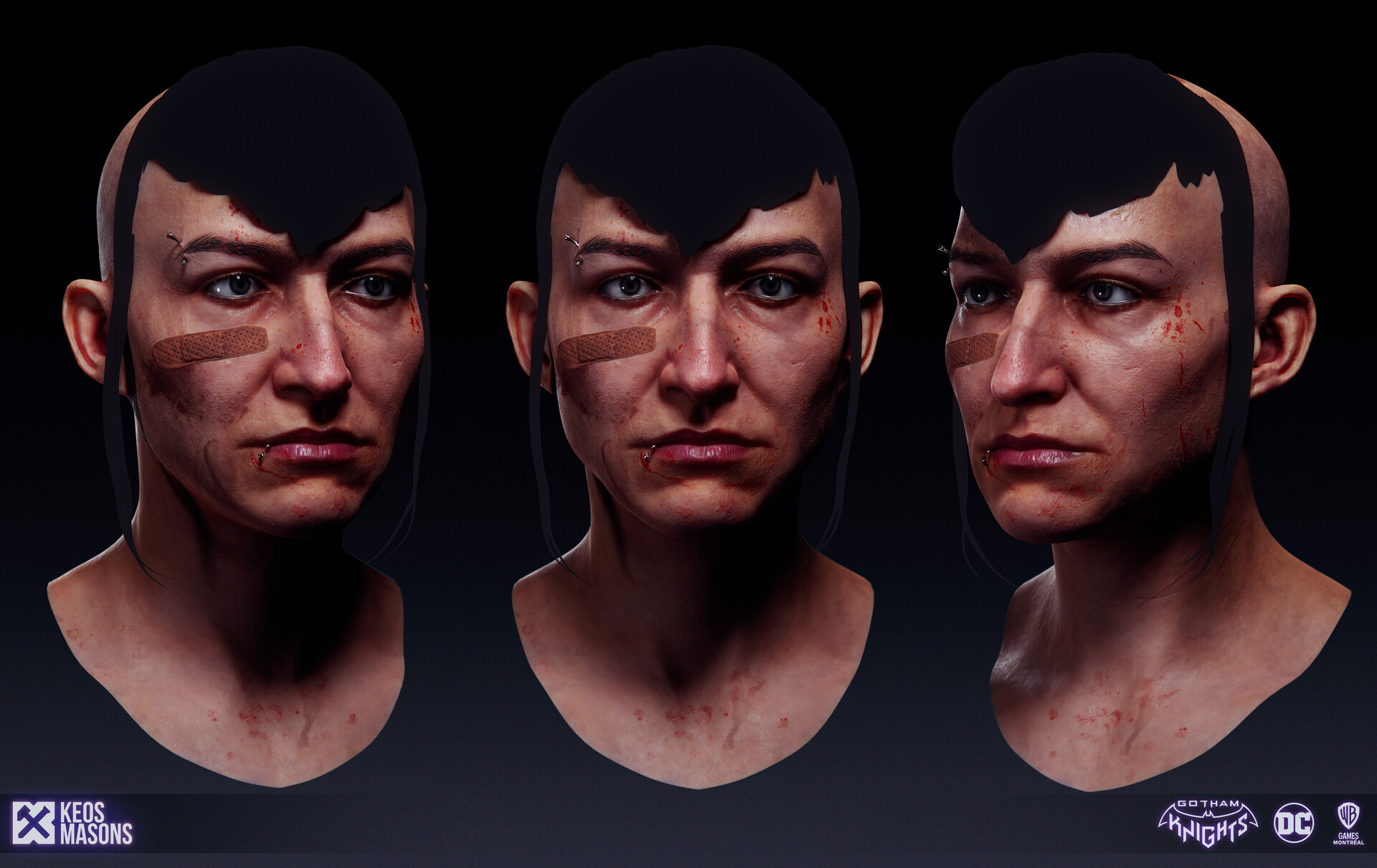 KEOS MASONS - NPC heads part 2 - Gotham Knights