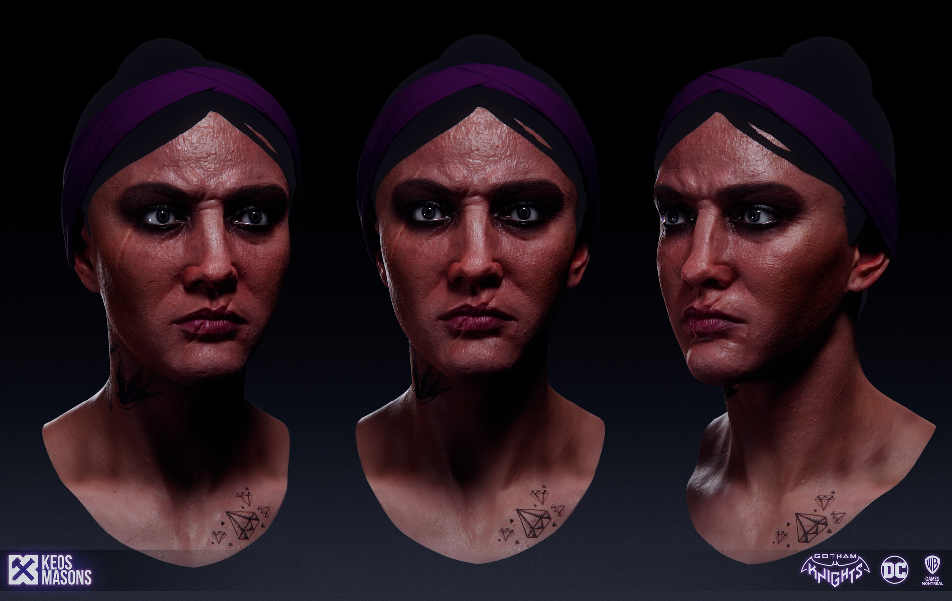 KEOS MASONS - NPC heads part 2 - Gotham Knights