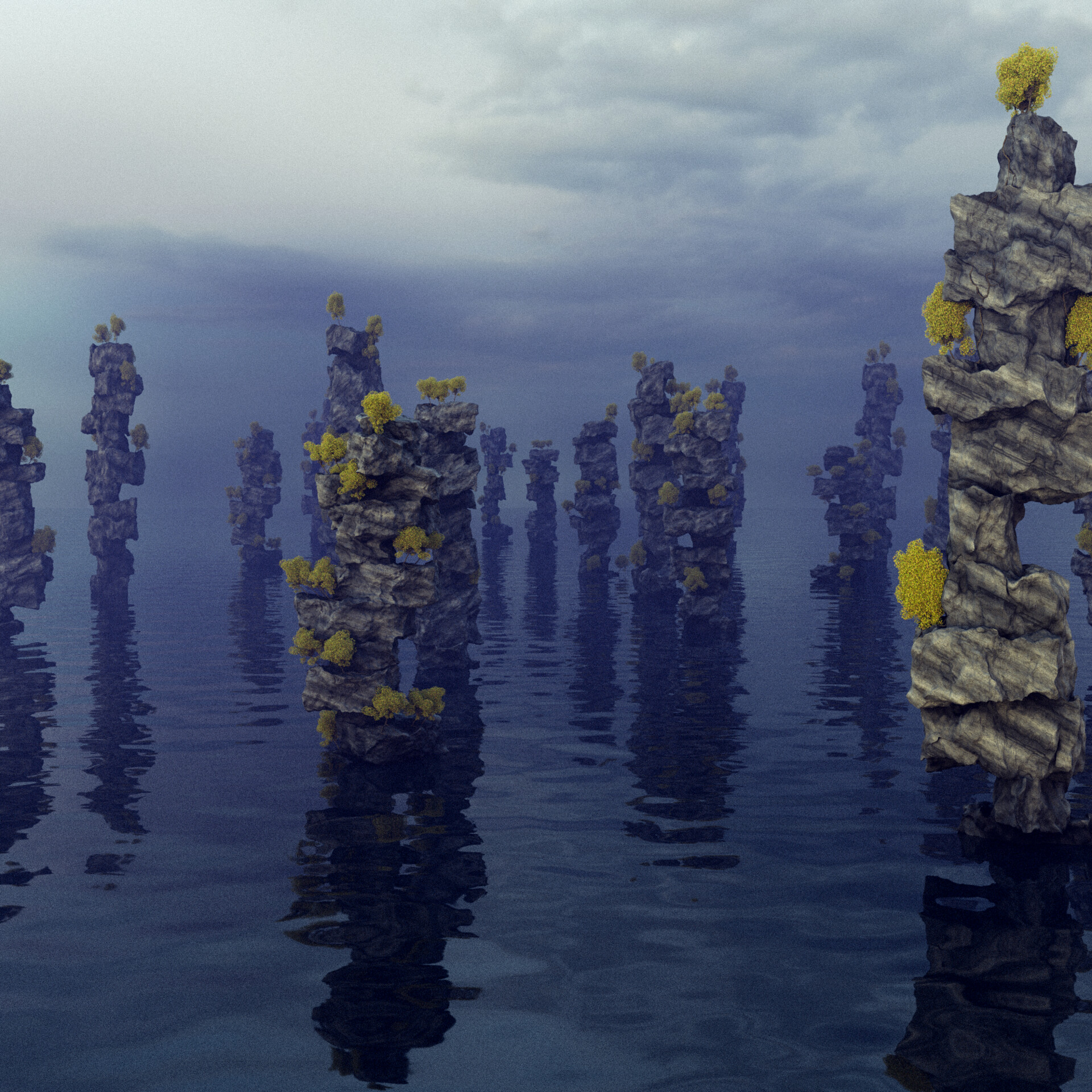 ArtStation - Rock Towers