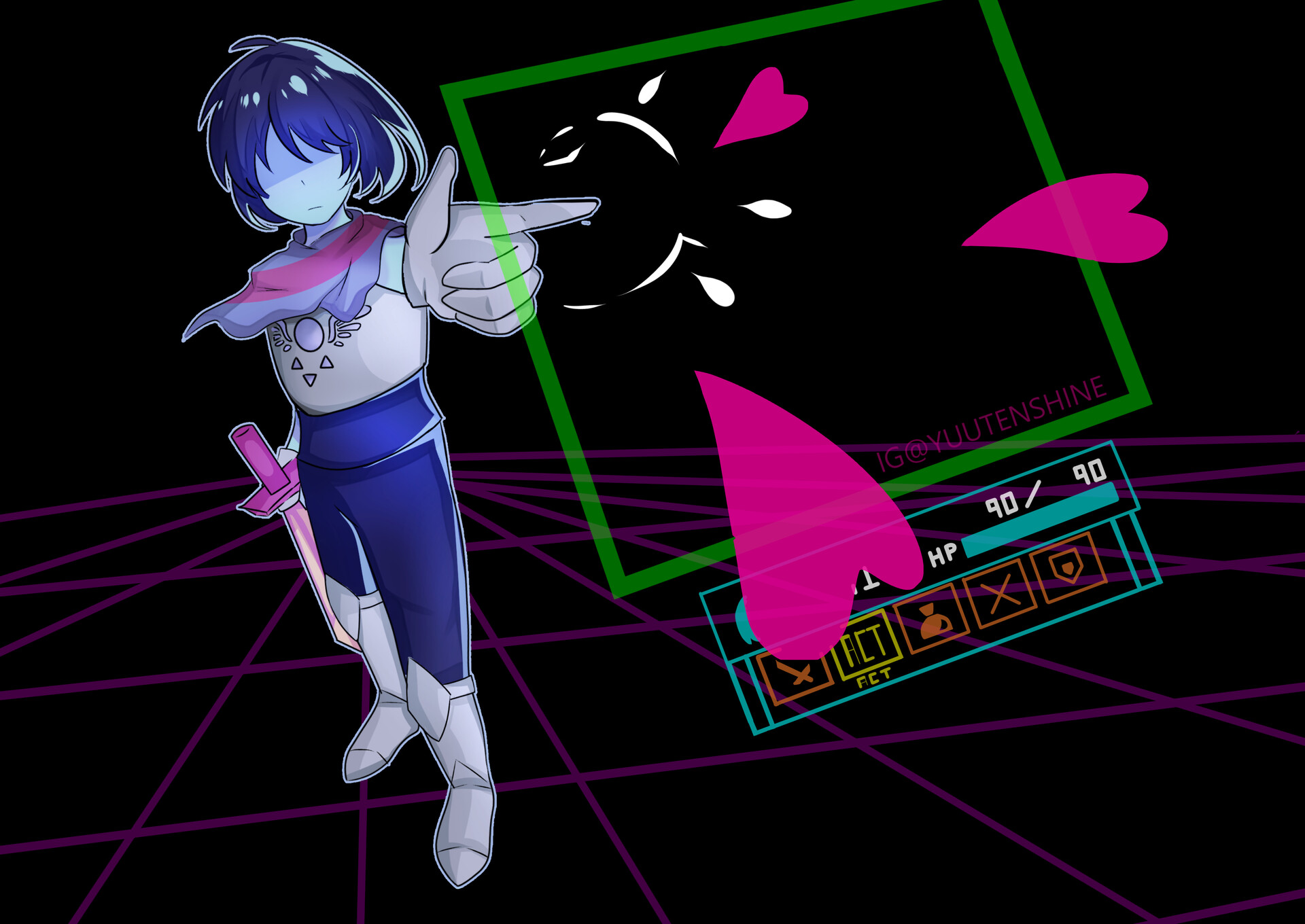 ArtStation - [Fanart] Delta Rune (2019 Illustration)