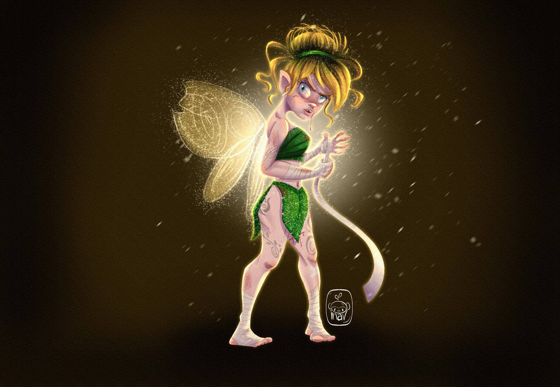 ArtStation - Fighting Tinkerbell