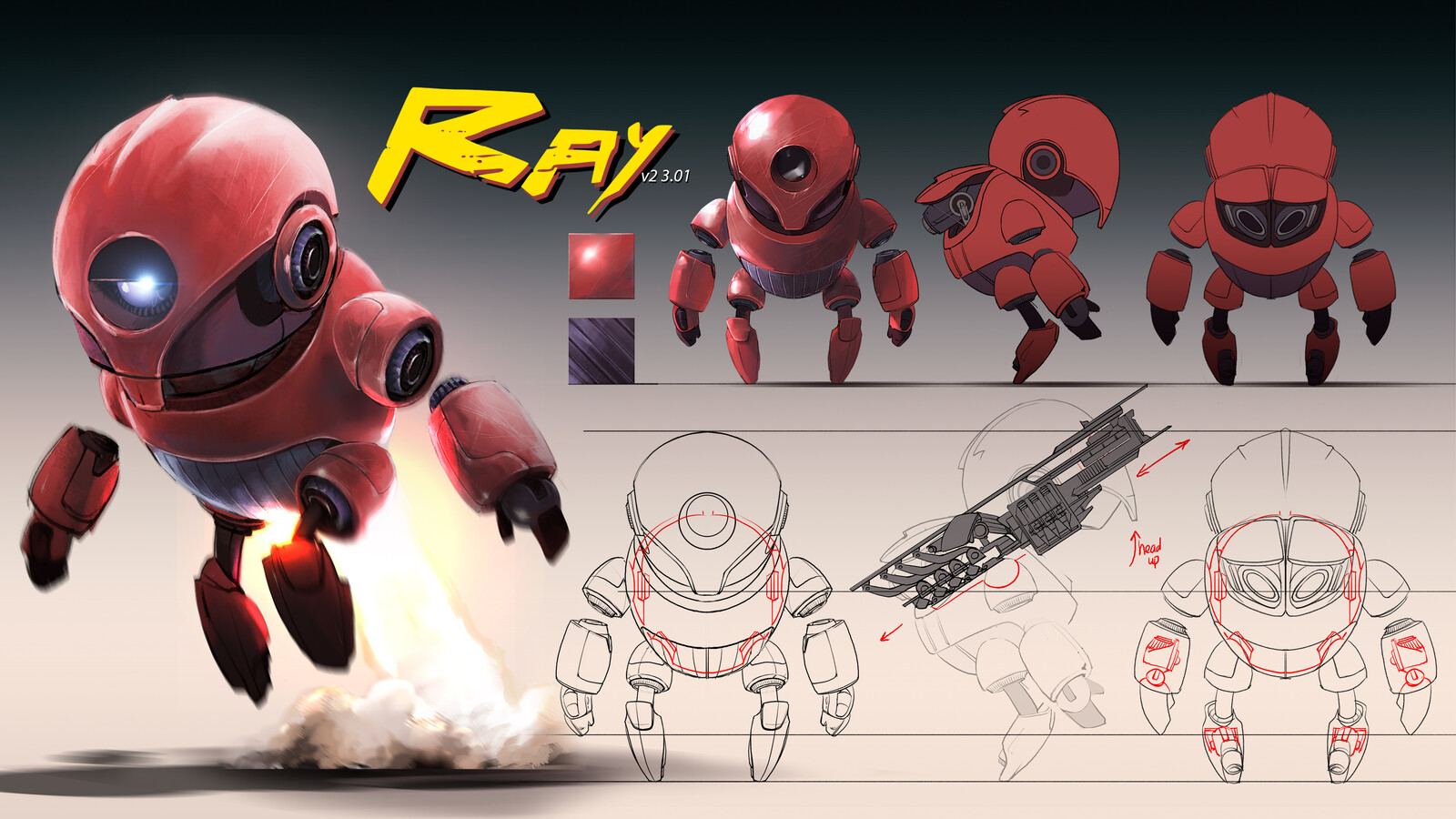 Serhan Güneş - Ray┃Game Character Design