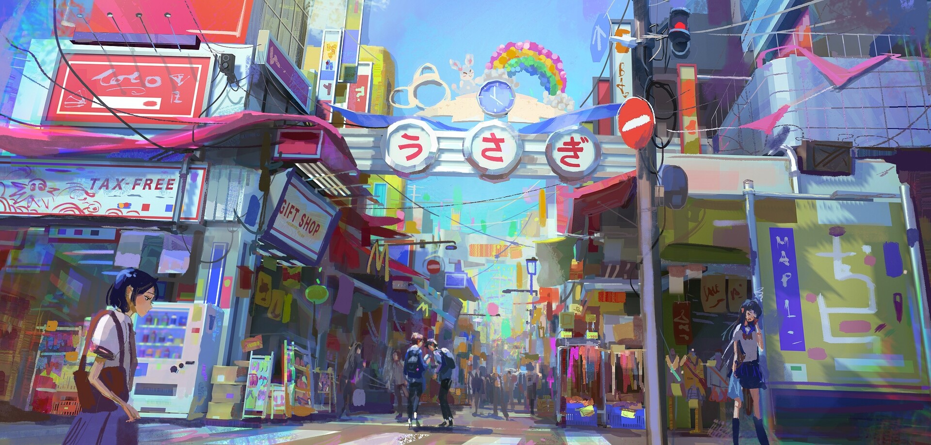 ArtStation - Outdoor market