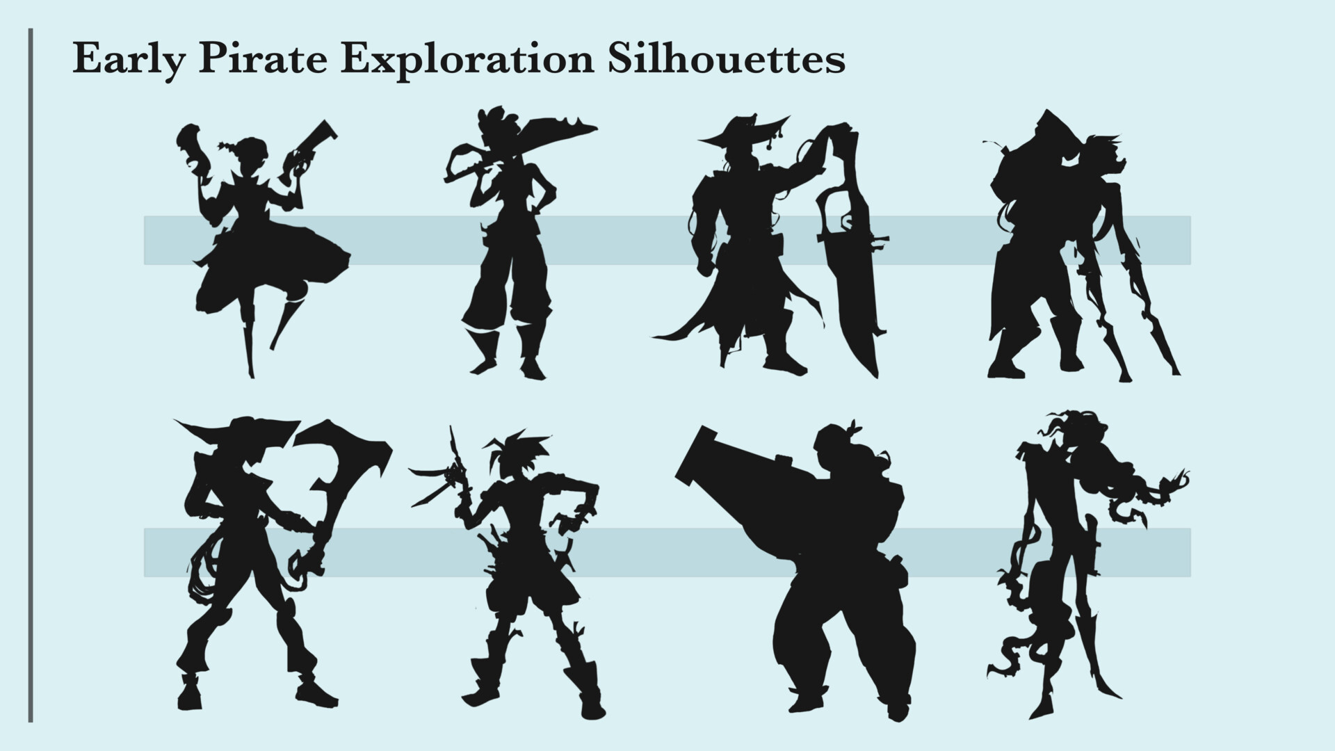 ArtStation - Pirate Silhouettes