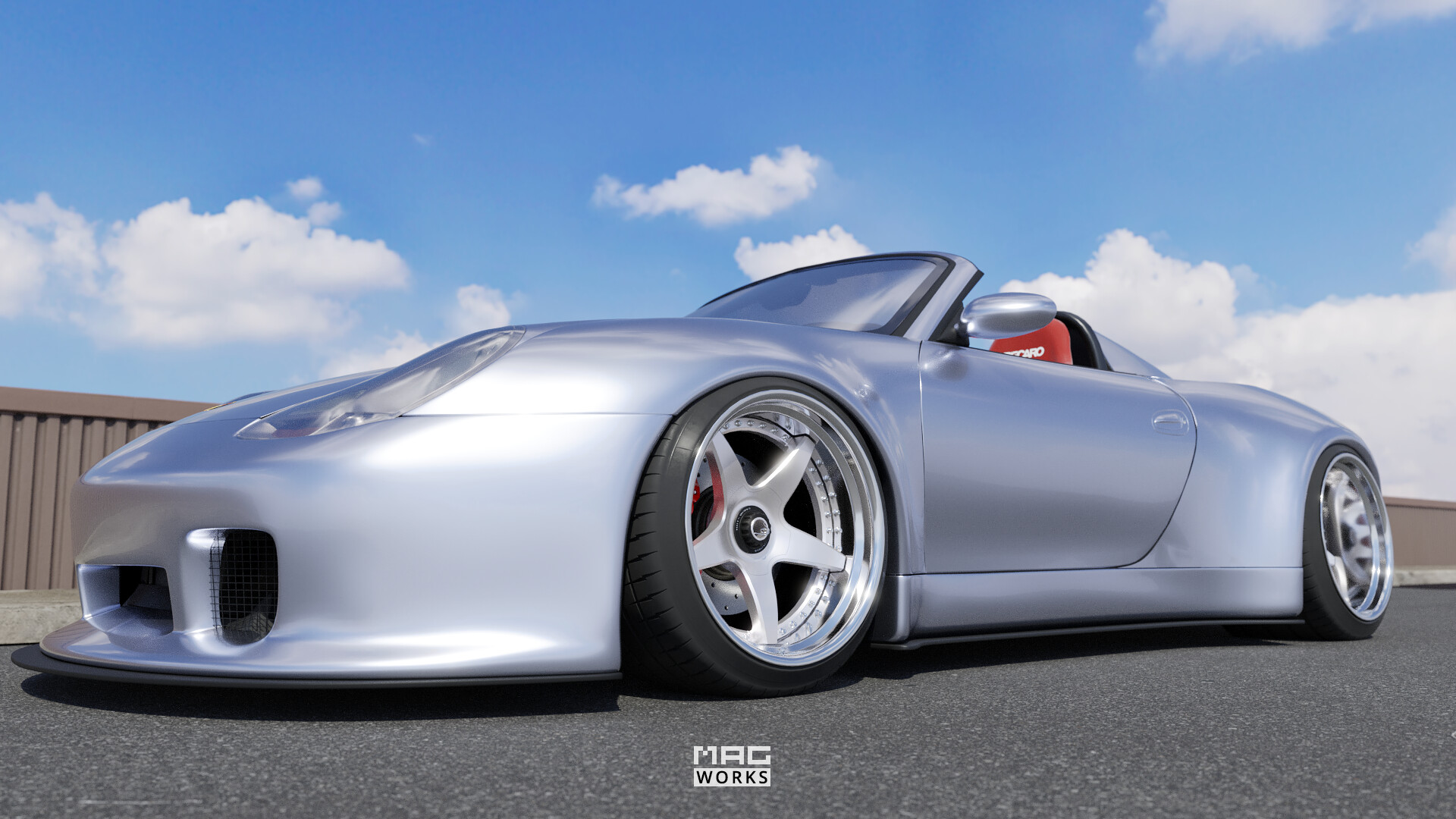 ArtStation - Porsche Boxster Widebody Speedster
