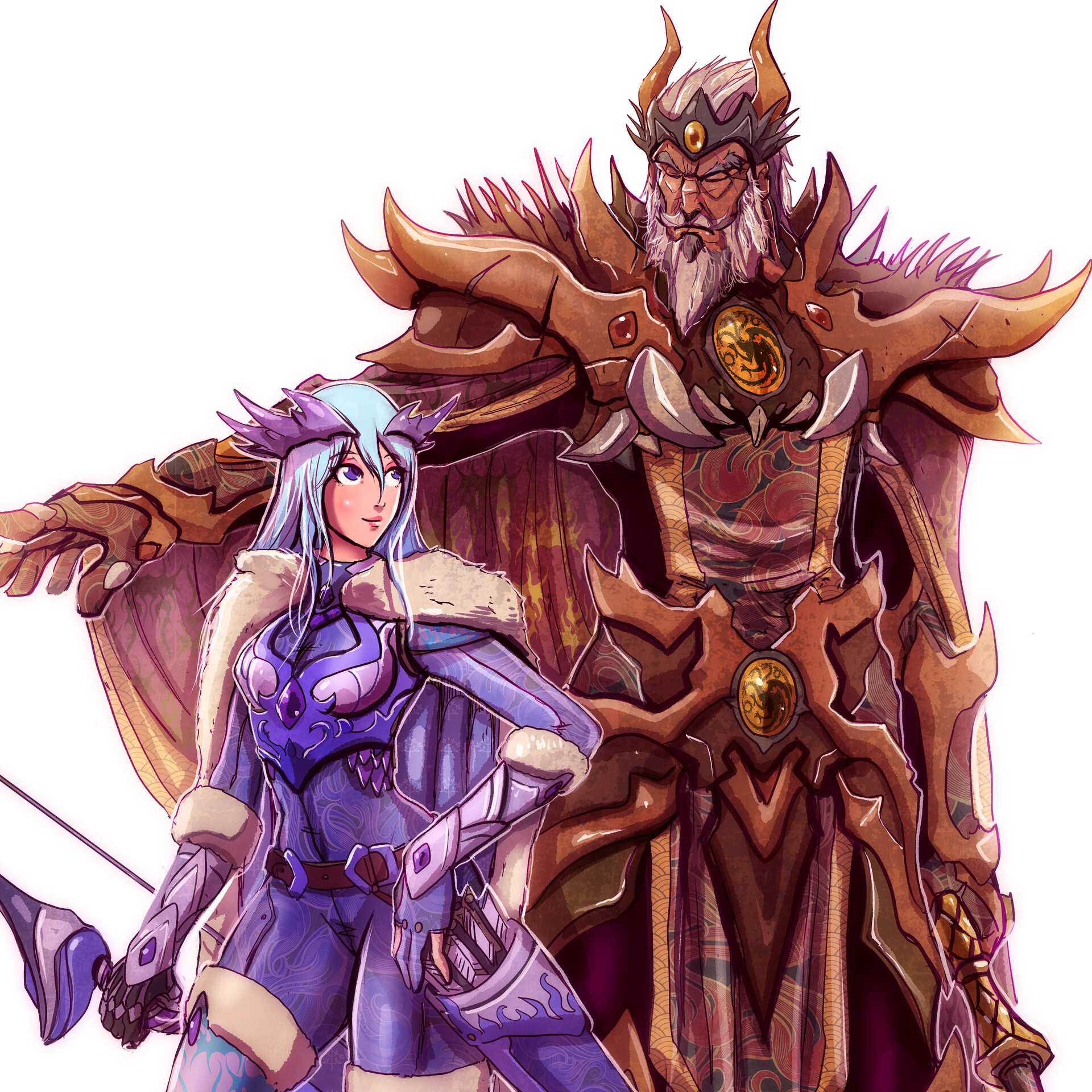 Ricardo Mango - Vermithor the Bronze Fury and Silverwing