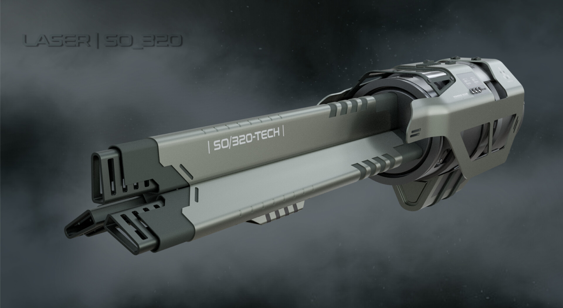 ArtStation - LASER GUN sci_fi