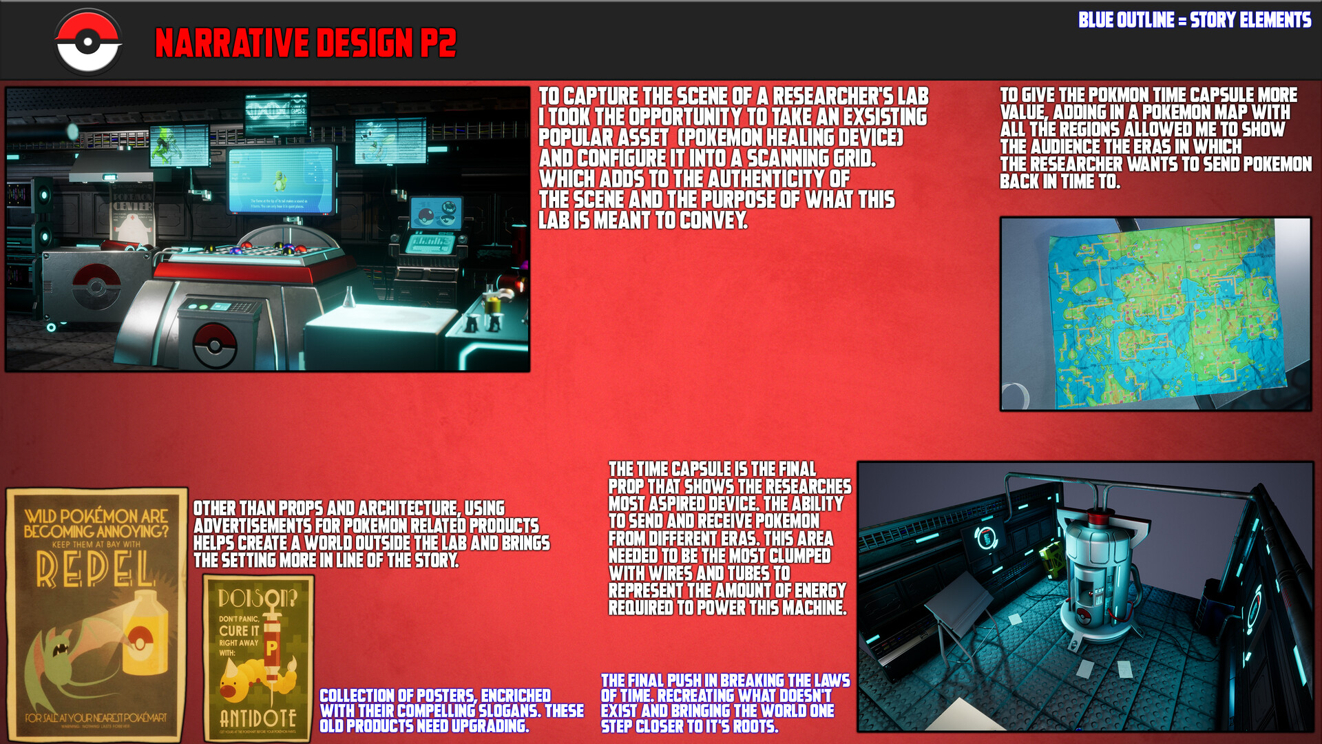 Adrian Jones - 3D Isometric Sci-fi Pokemon Research Lab (UE4)