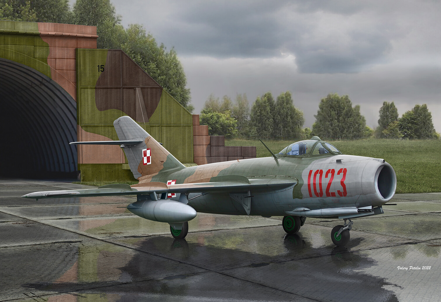 ArtStation - MiG-17F Poland (box art for AMMO by Mig Jimenez )