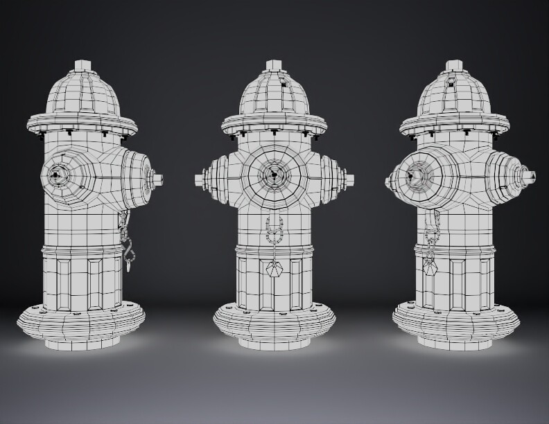 ArtStation - Fire Hydrant 3D Model